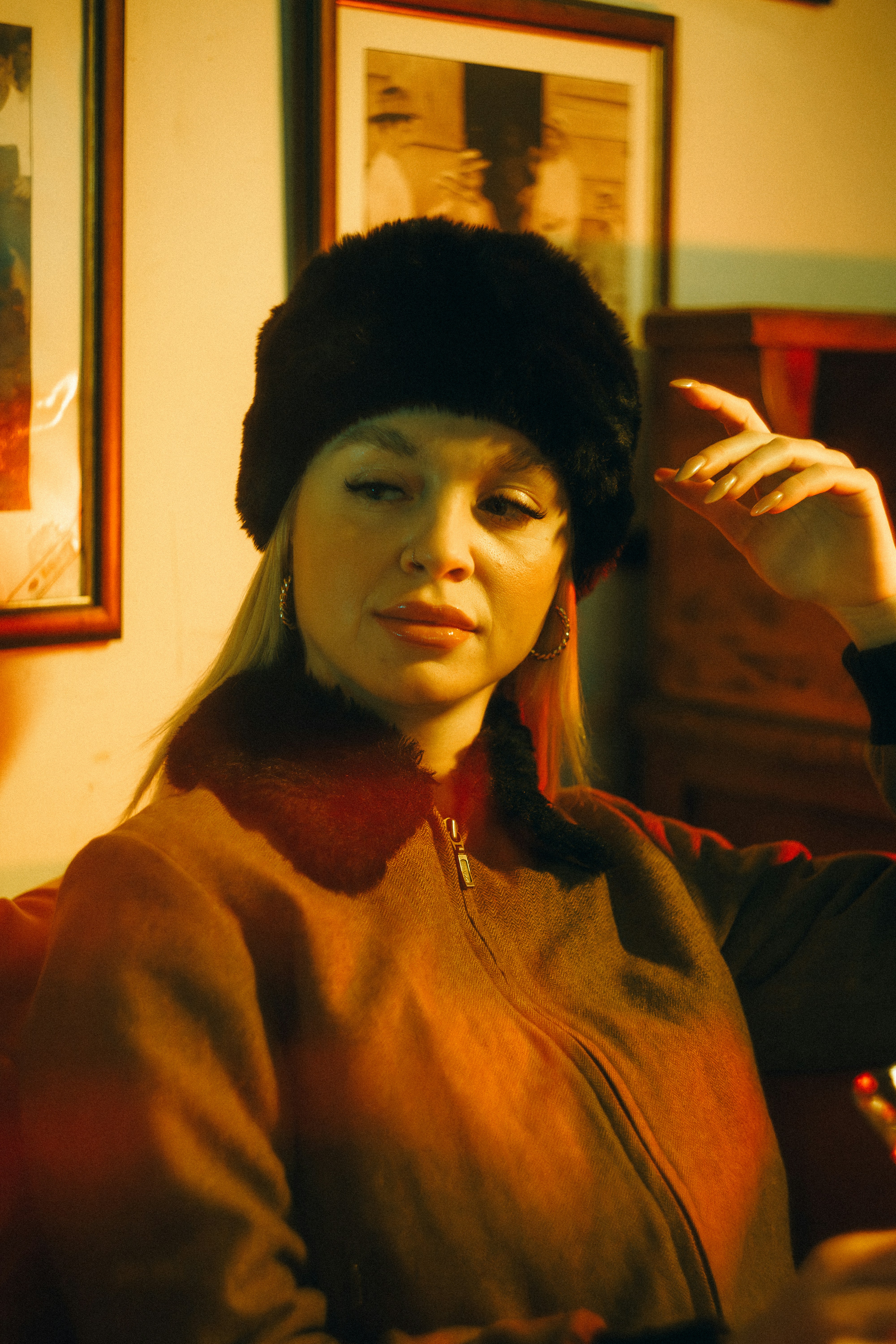 Midday Chill: A Portrait in Vintage Warmth