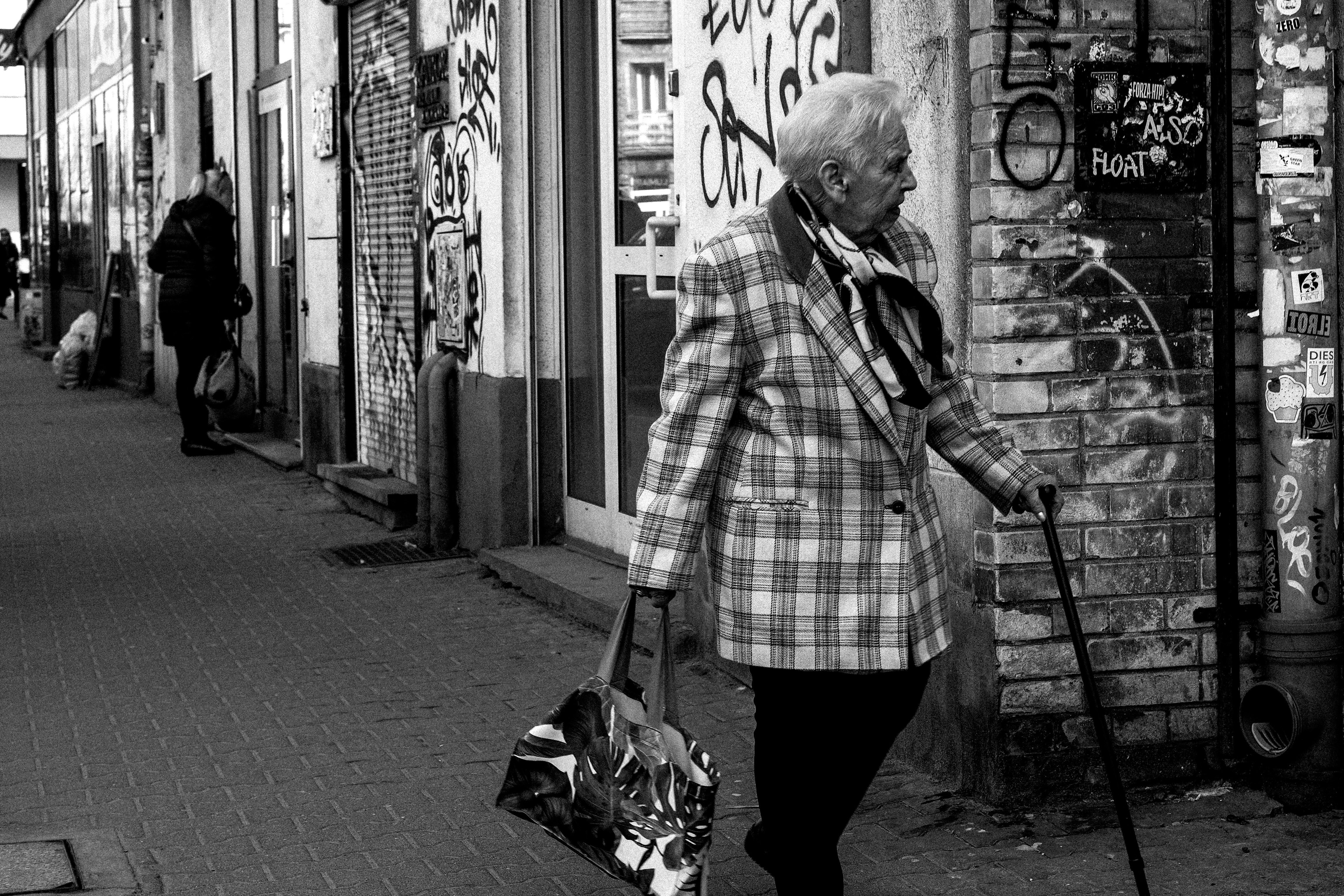 The Walking Companion: A Grizzled Stroll Through Graffitied Streets