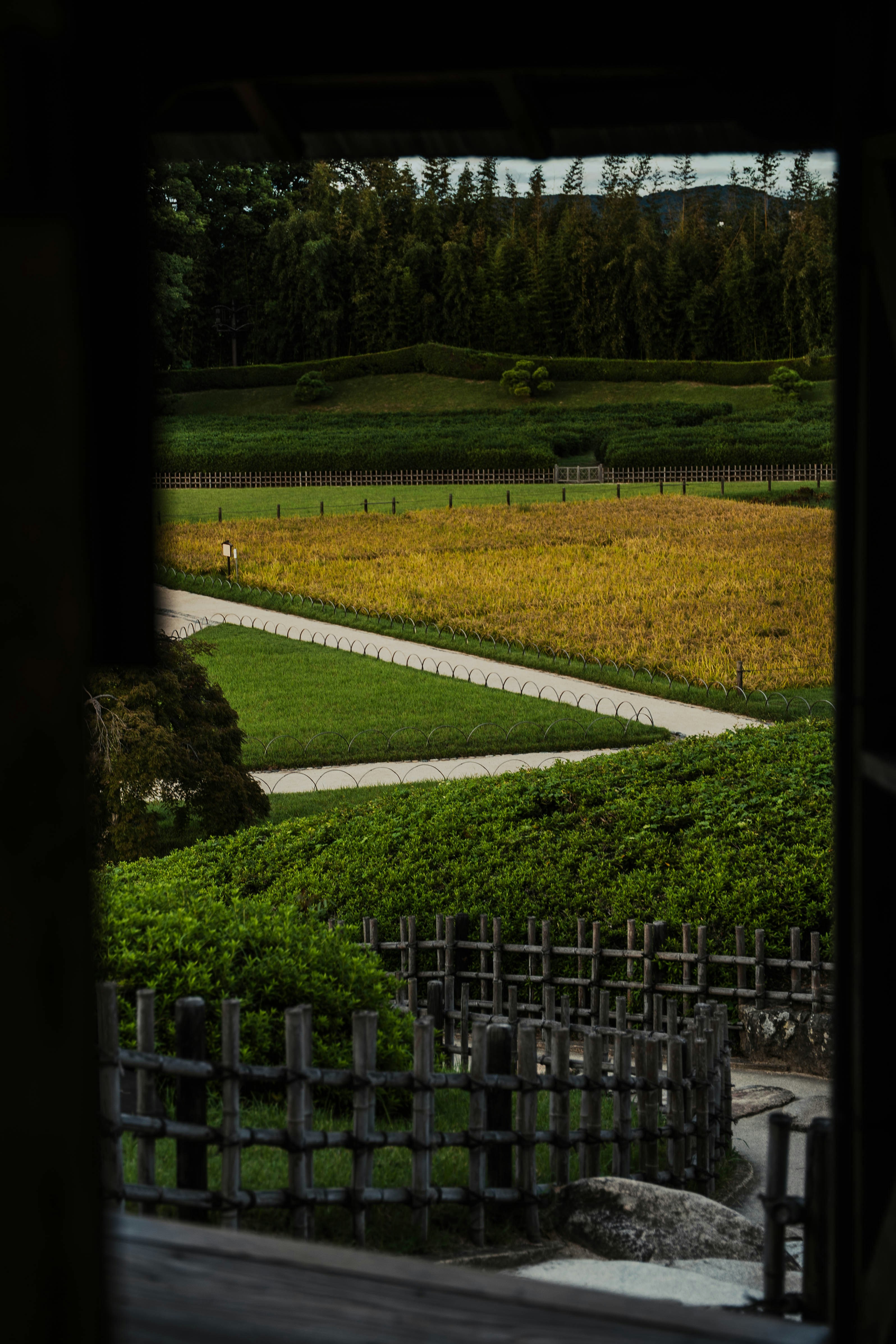 Garden Path Through a Framed View