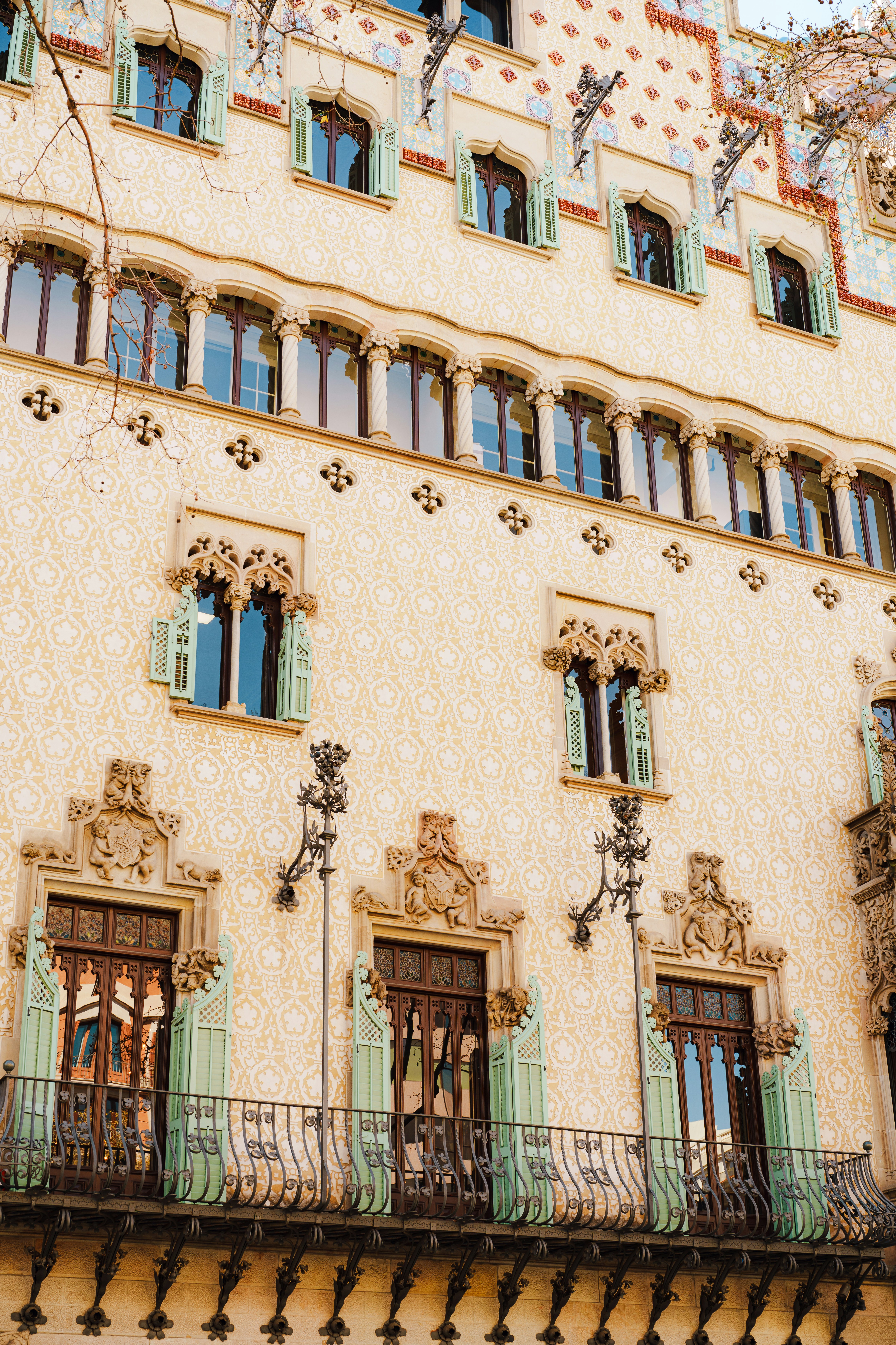 Ornate Facade in Warm Florentine Light