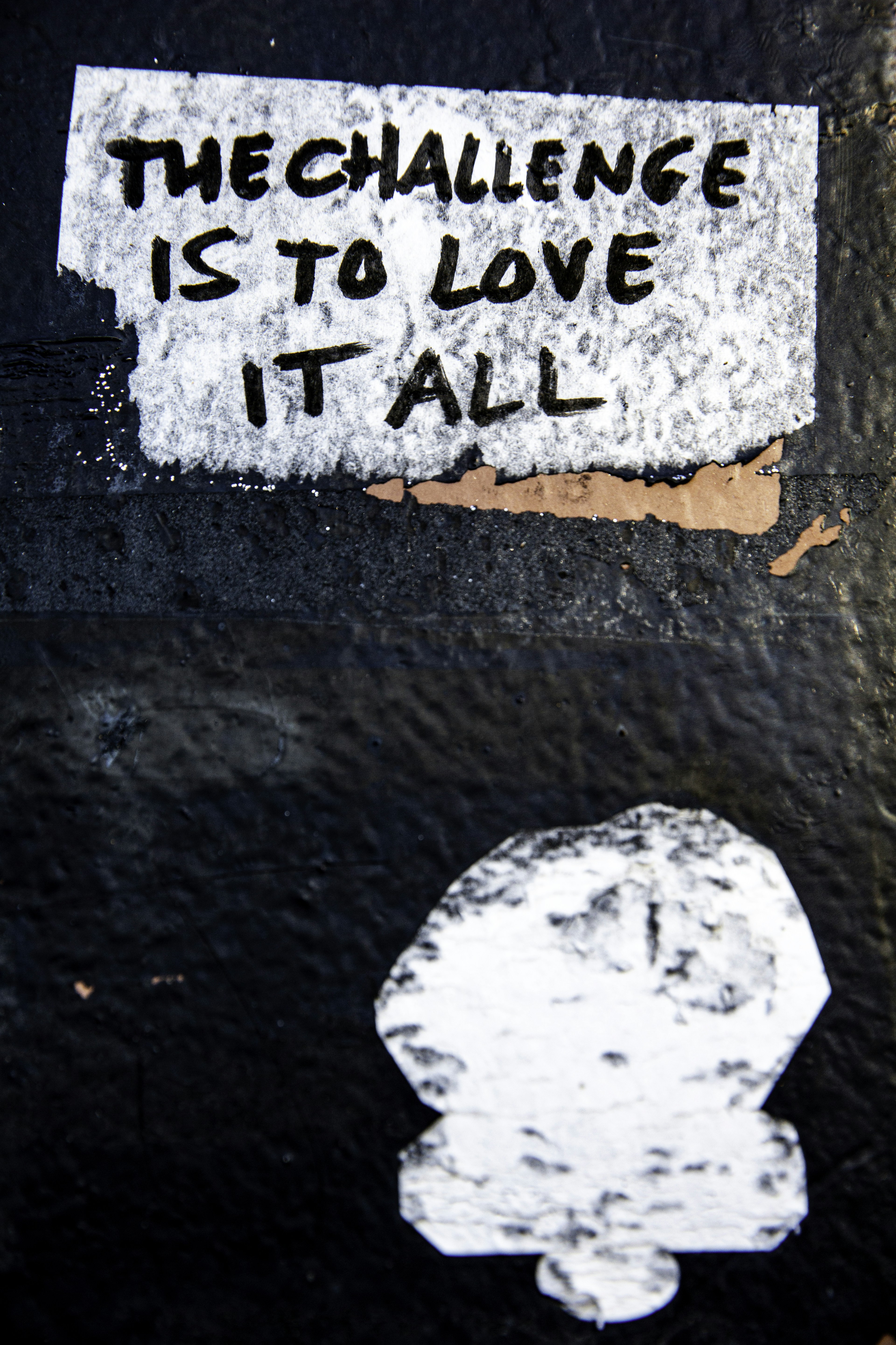 Graffiti Confession: The Challenge That Seeks Love
