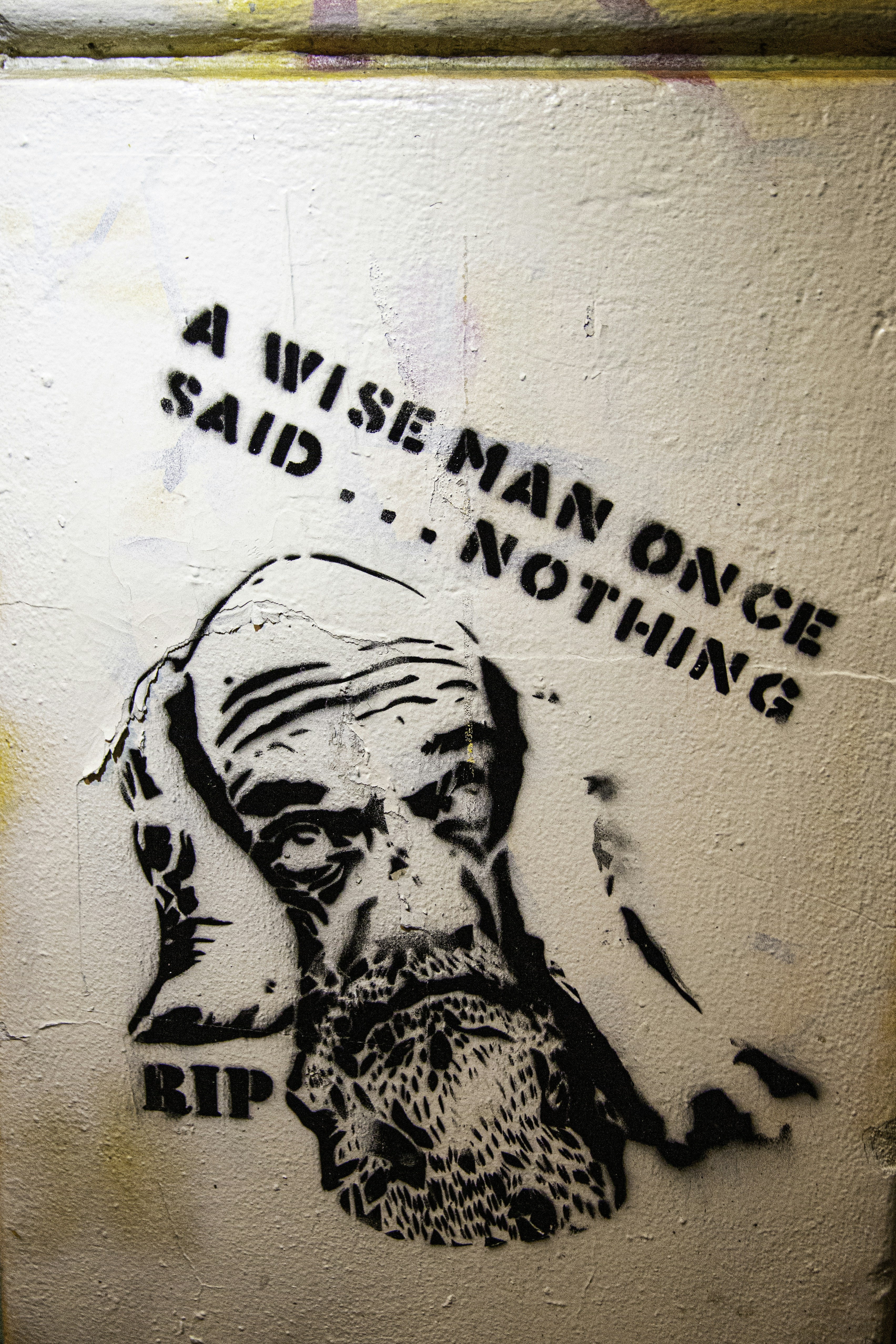 Whispers on the Wall: A Silent RIP Portrait