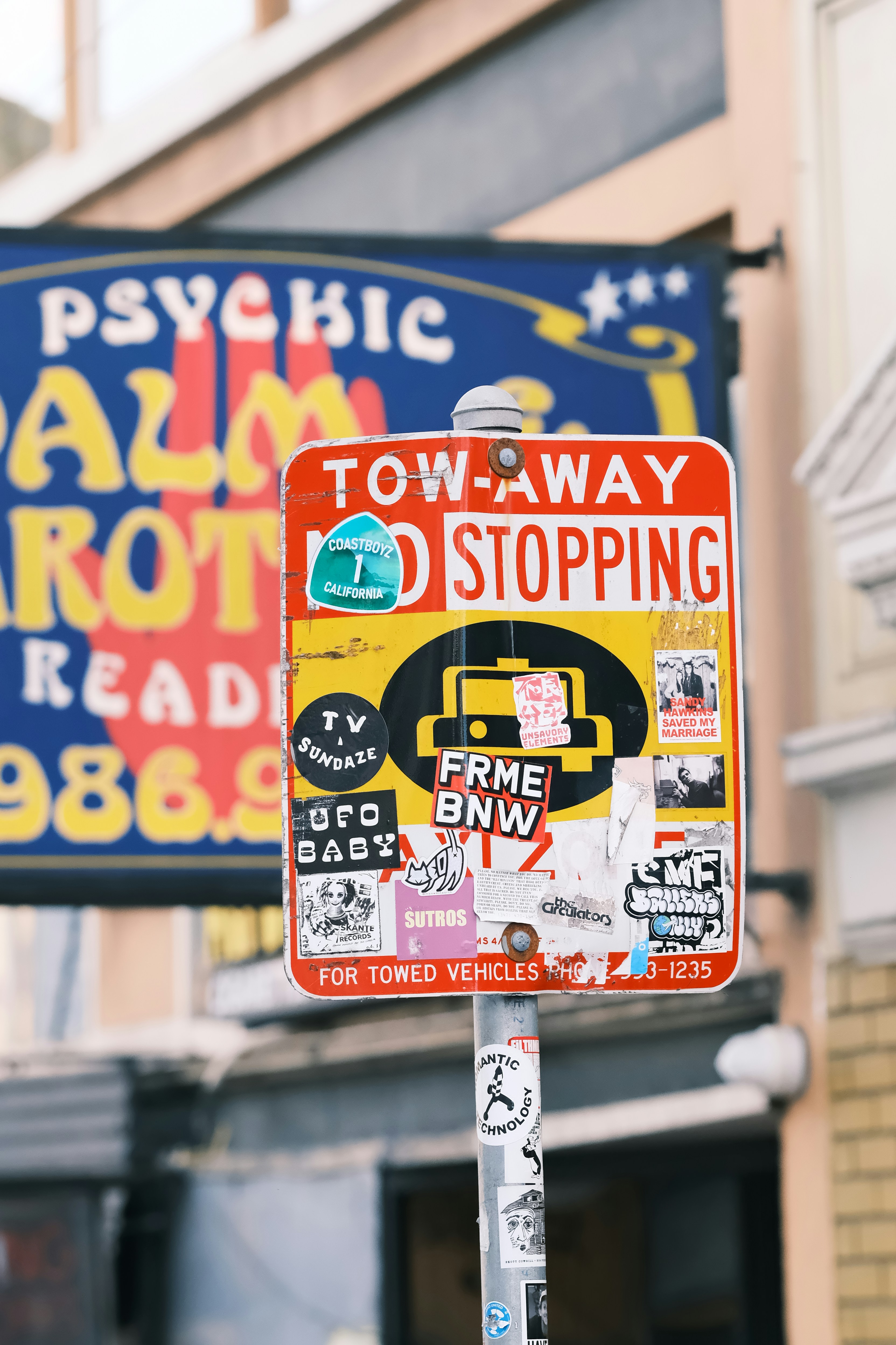 Towed Signage in Motion: A Street Corner Tale
