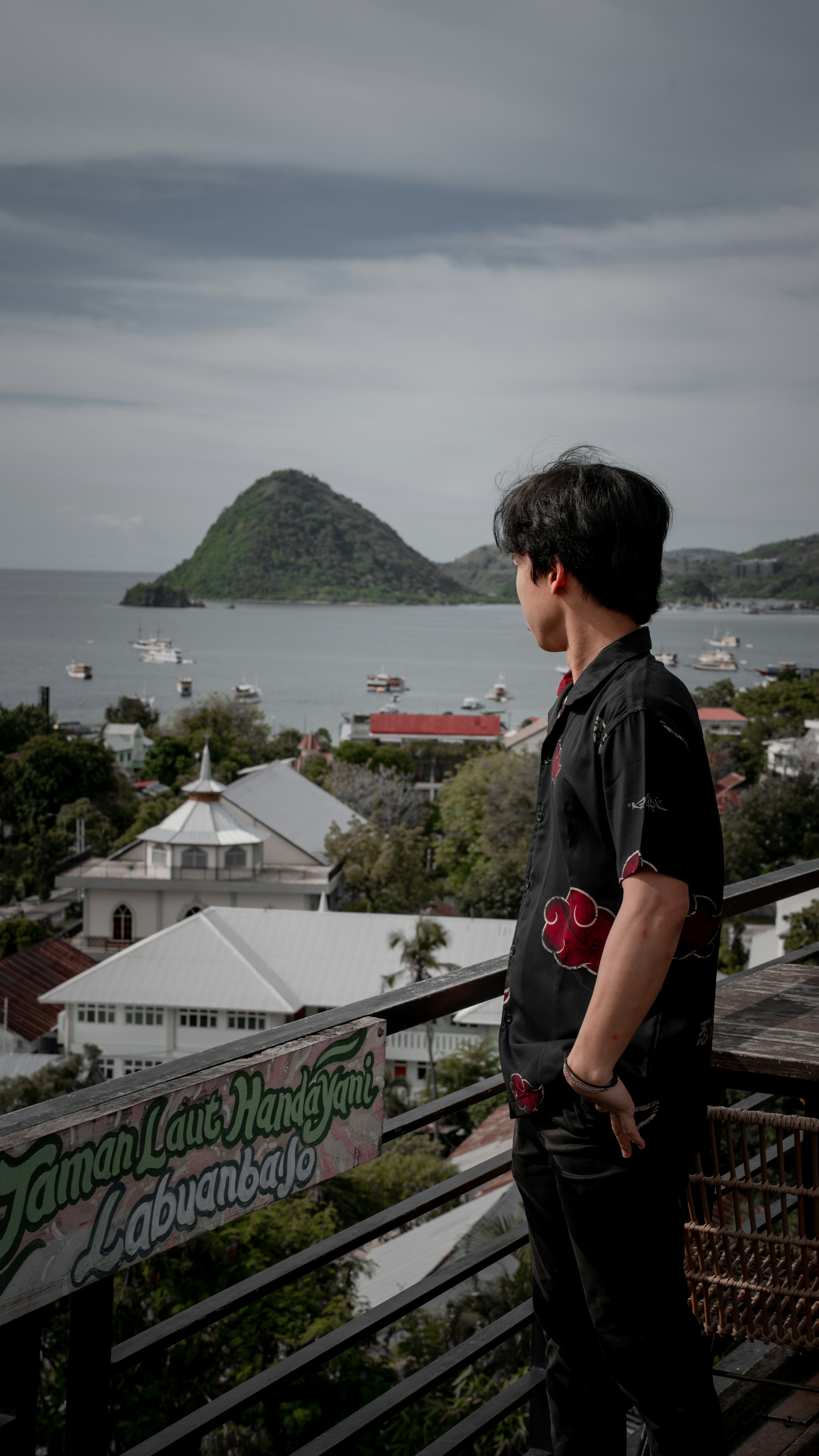 Overlooked Coastline: A Quiet Moment on the Balcony