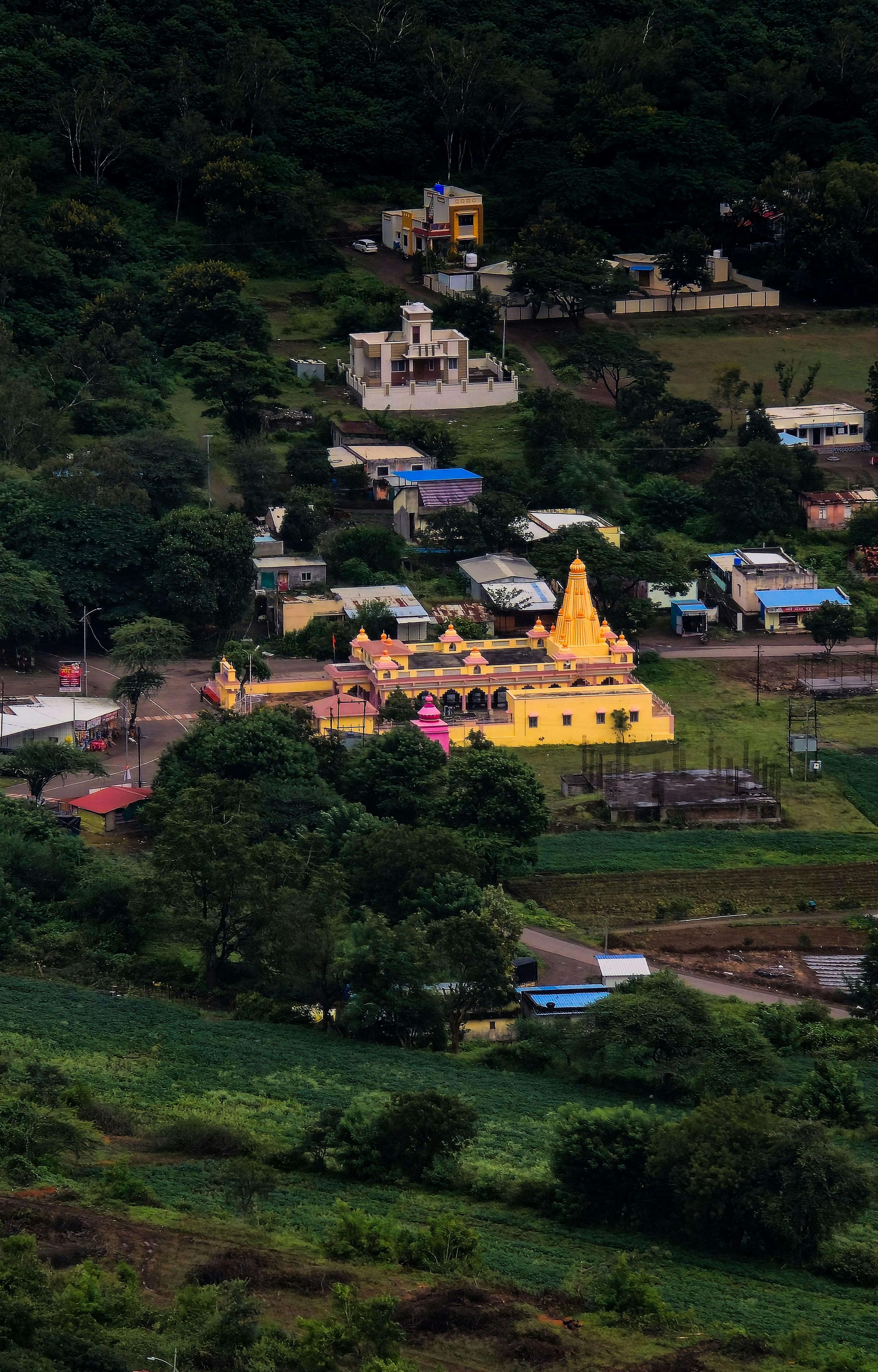 Golden Temple among the Green Hills