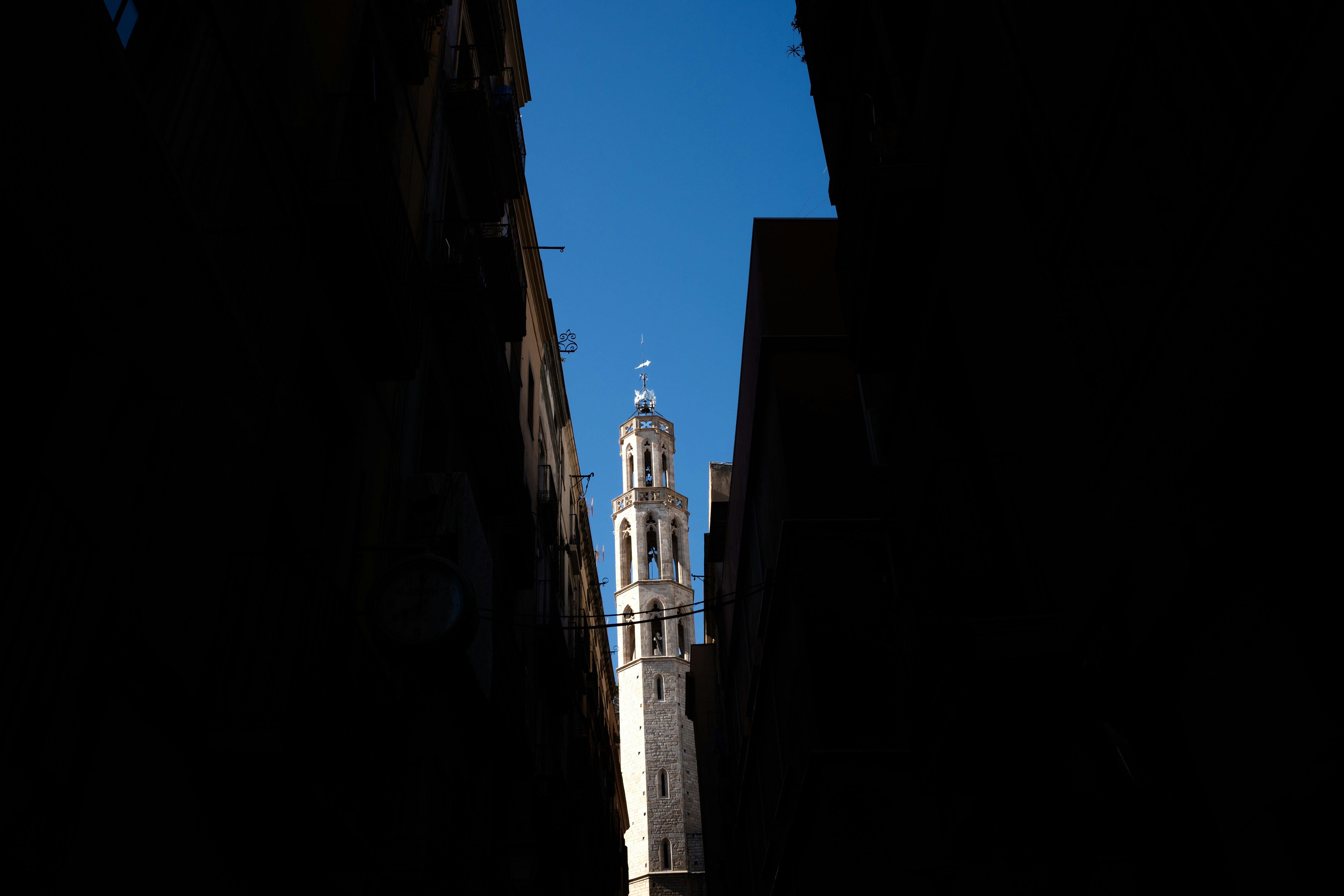 Towering Beacon Between Shadows
