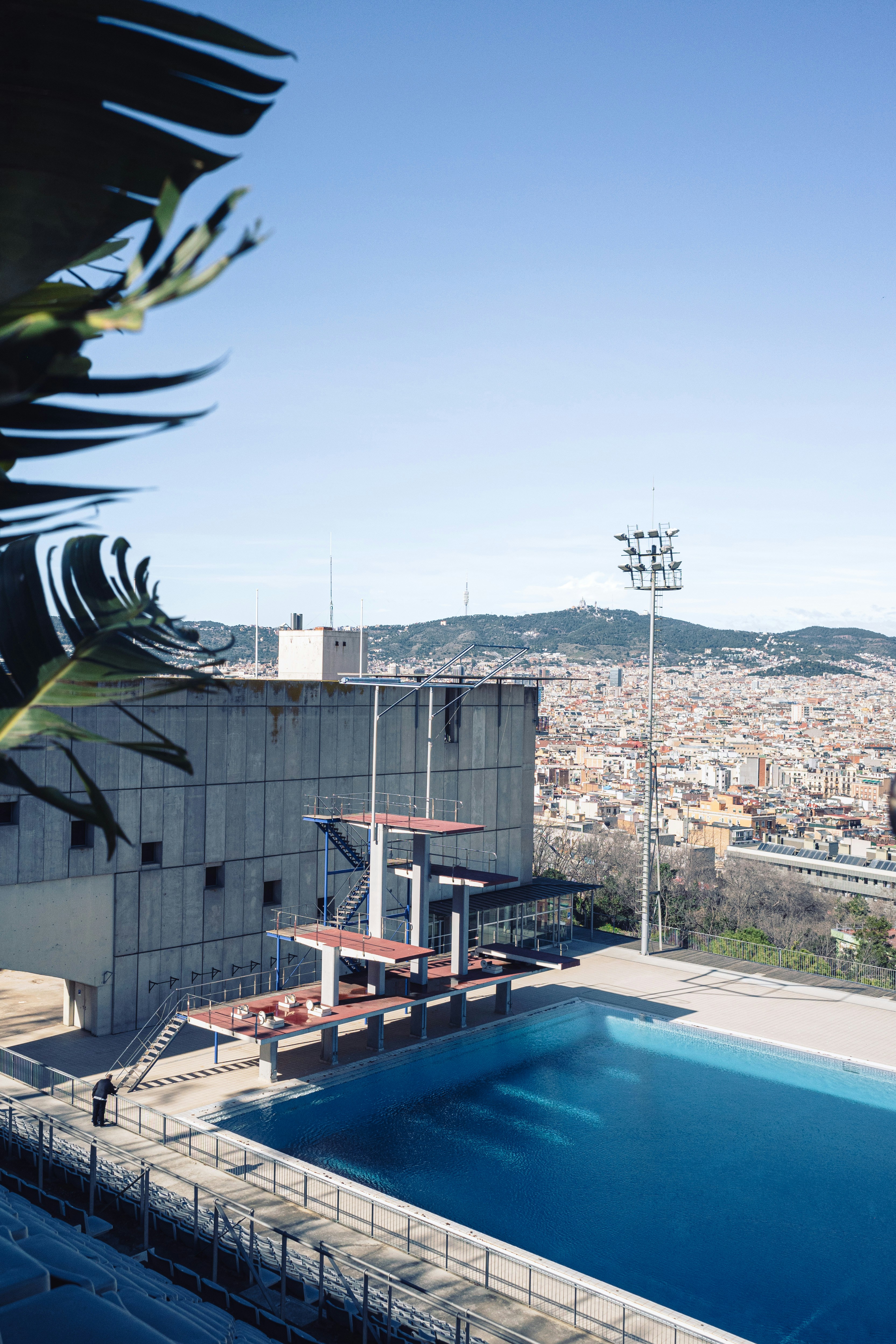 Blue Terrace Overlooking the City