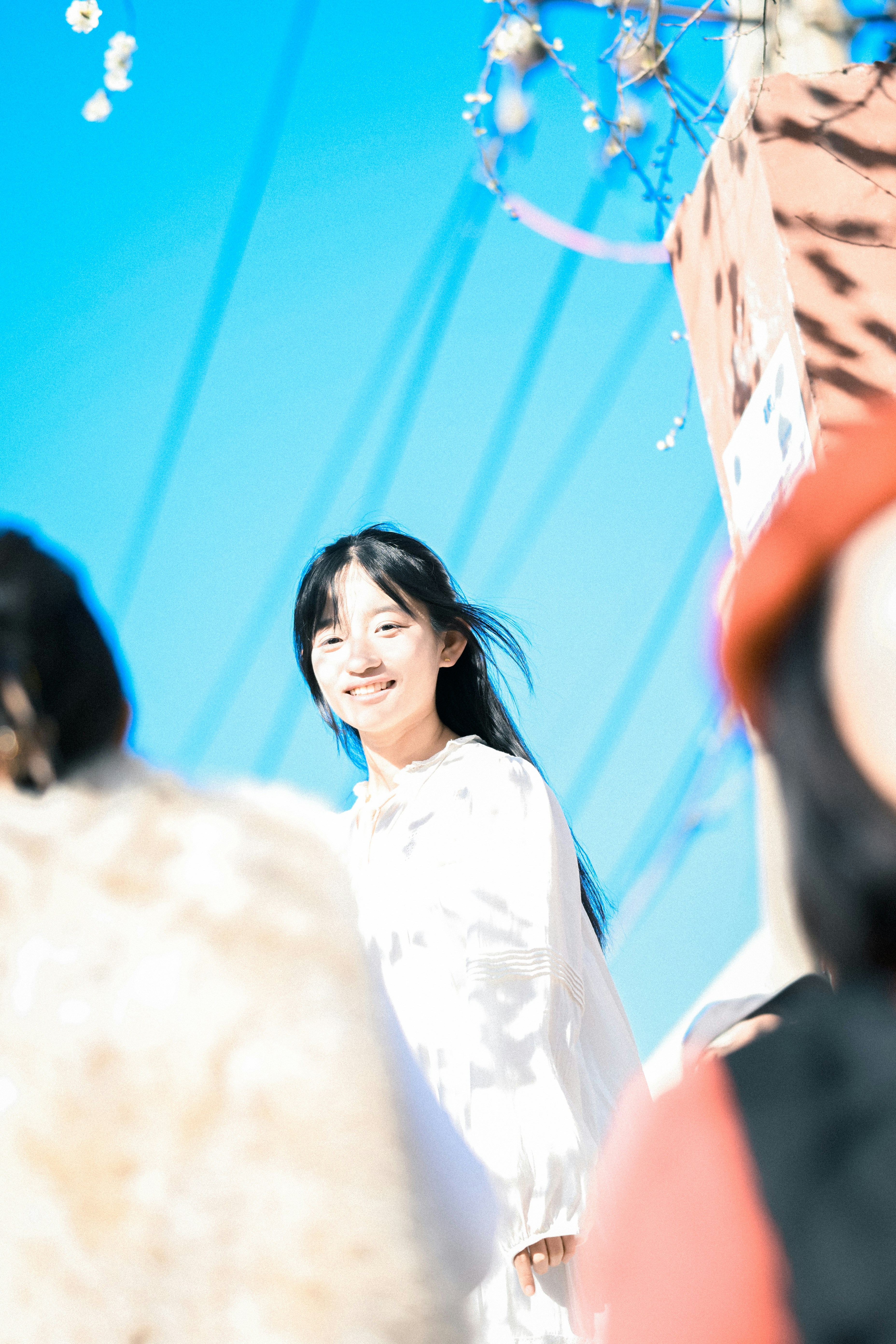 Smile in the Sun: Portrait Amid Urban Blues
