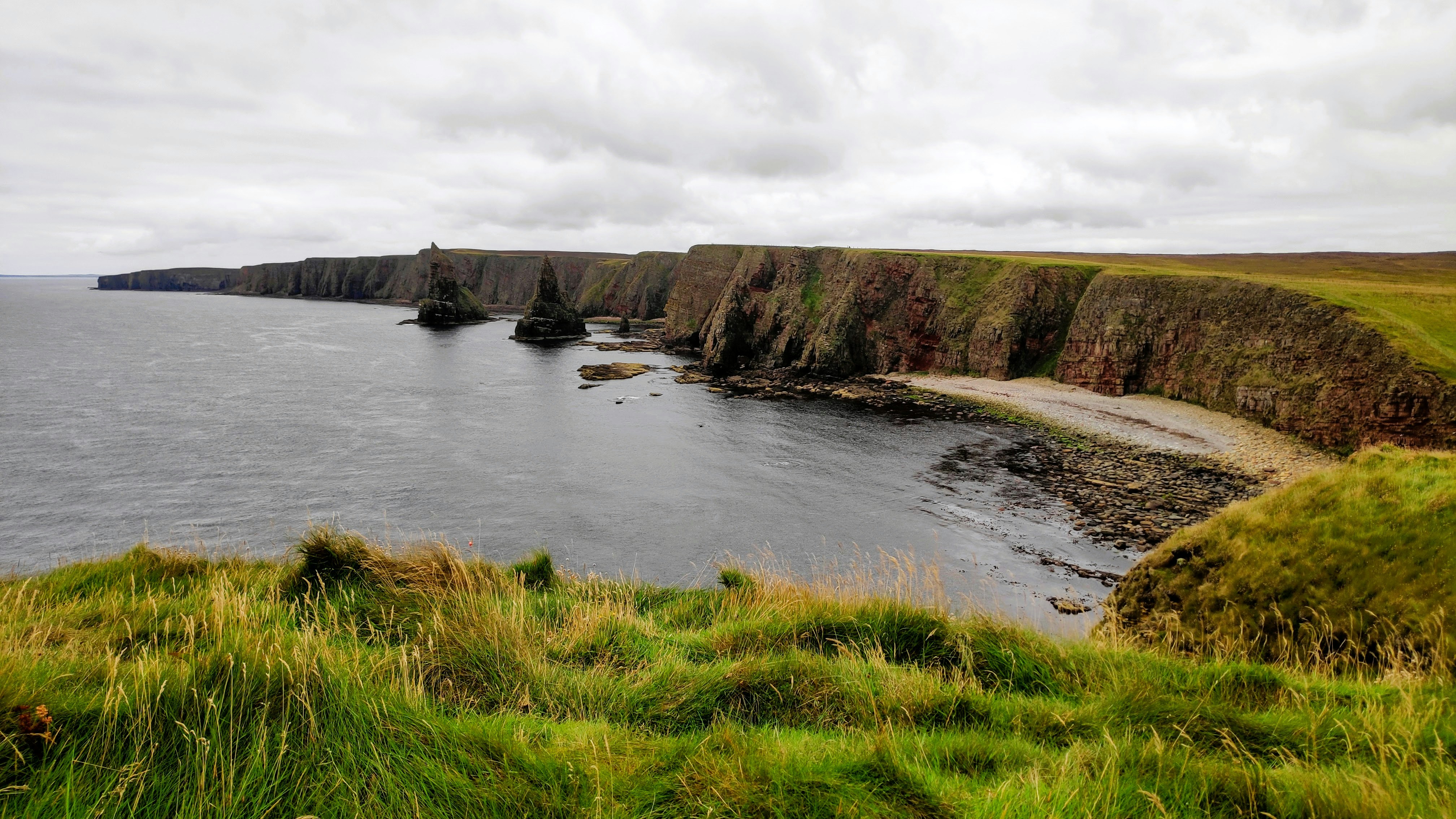 Cliffside Quiet: Verdant Foothills Overlooking the North Sea