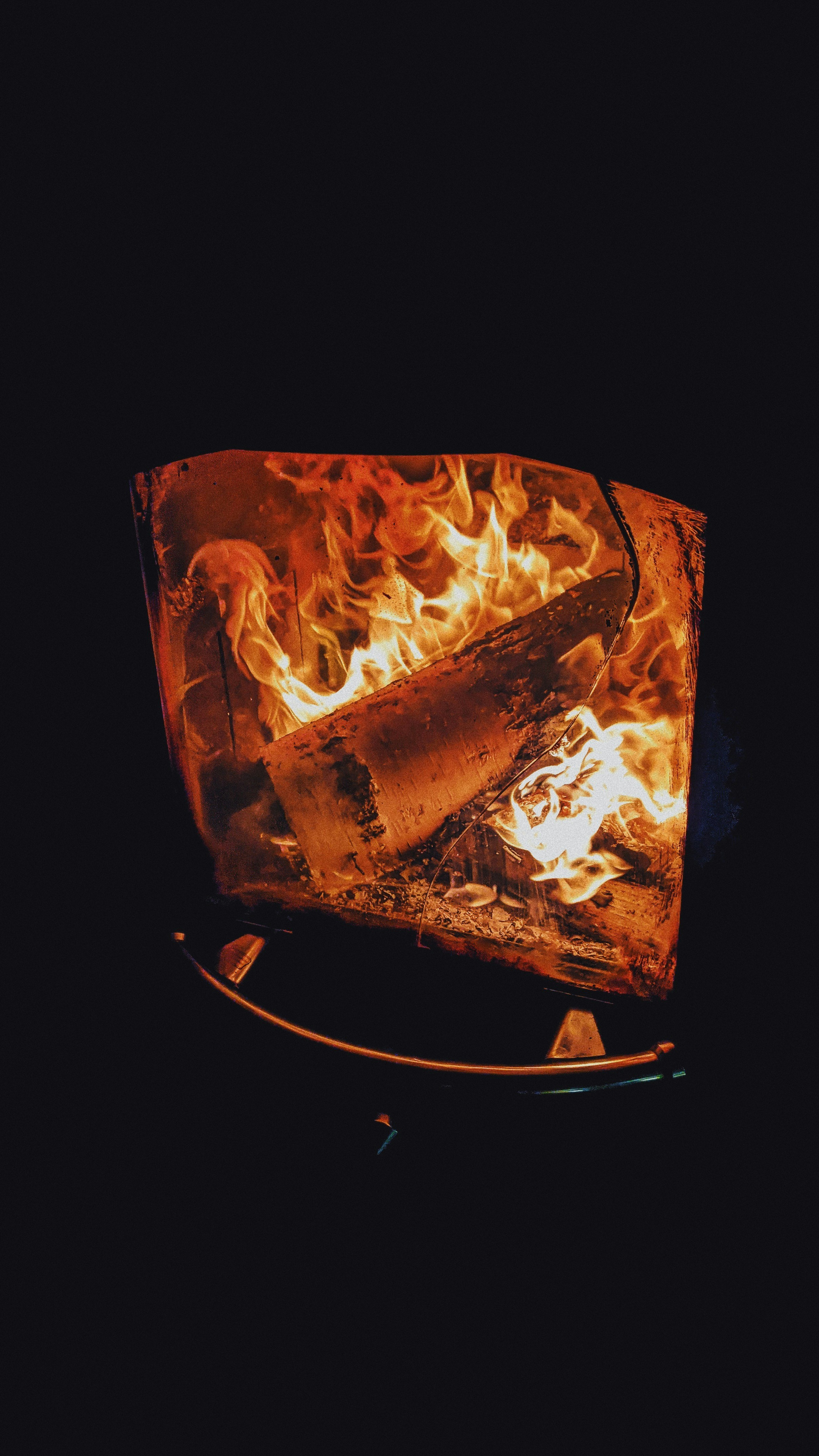 Amber Core: A Fireplace Within the Night