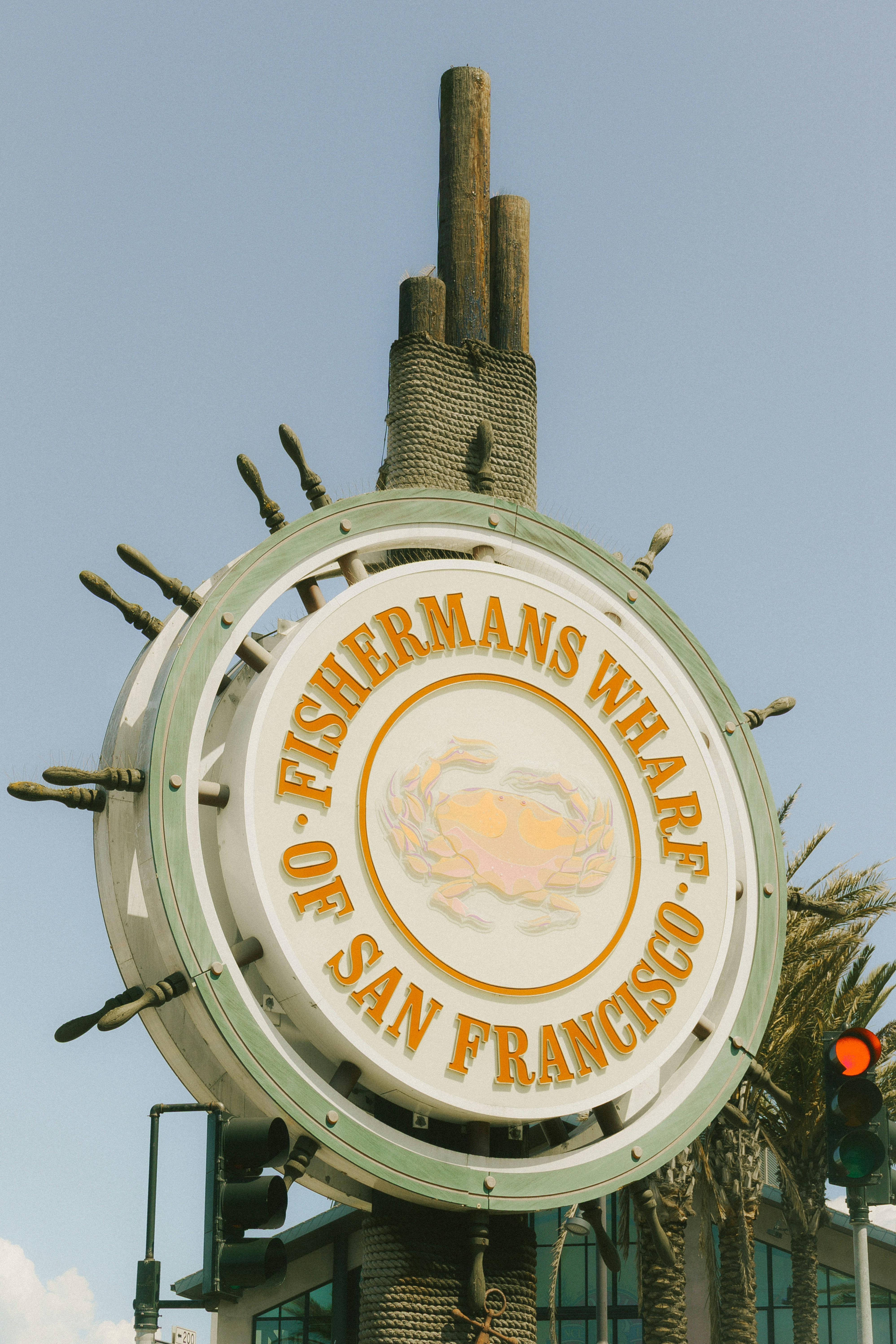 Circle of Harbor Signage: Fishermen’s Wharf in San Francisco