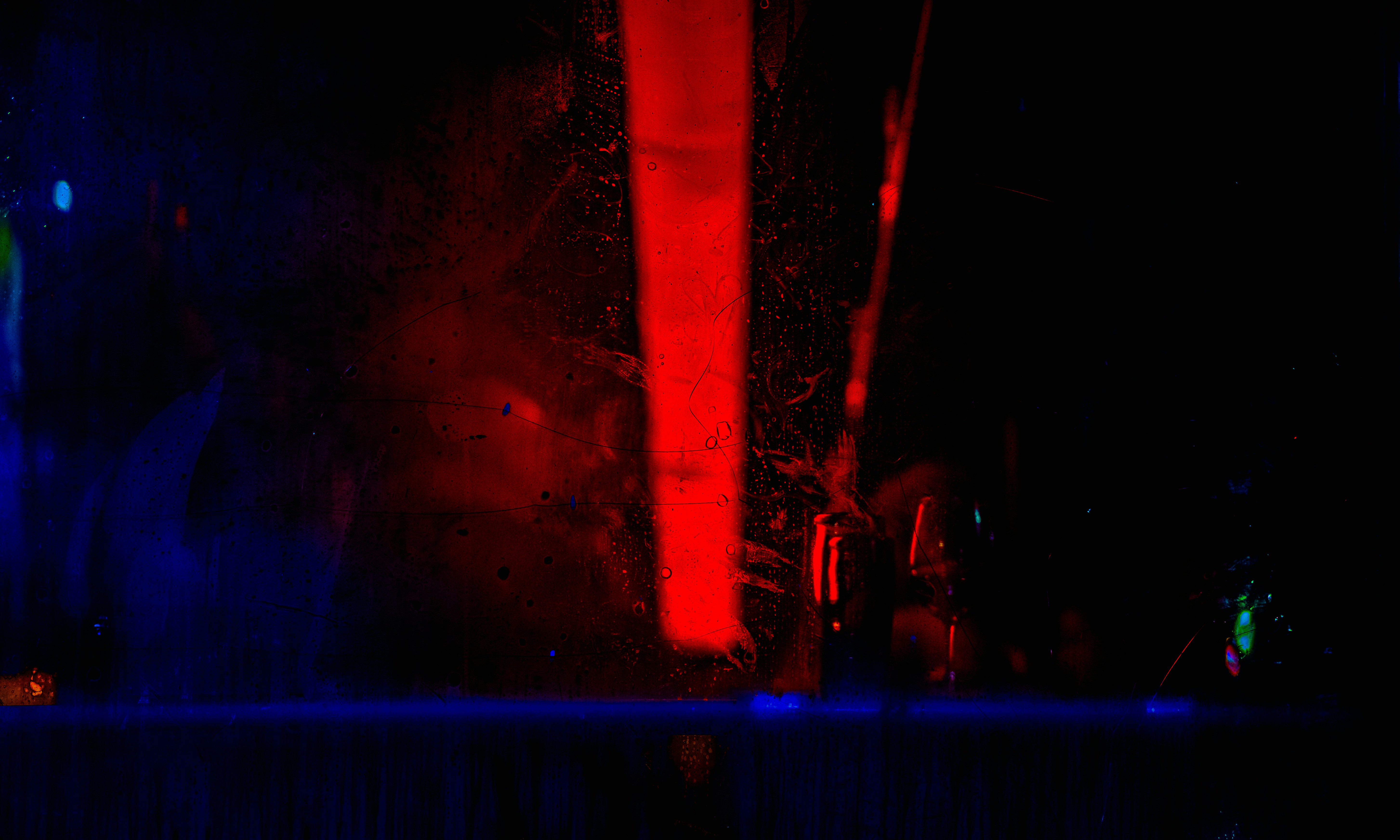 Neon Pulse Over the Dark Stage
