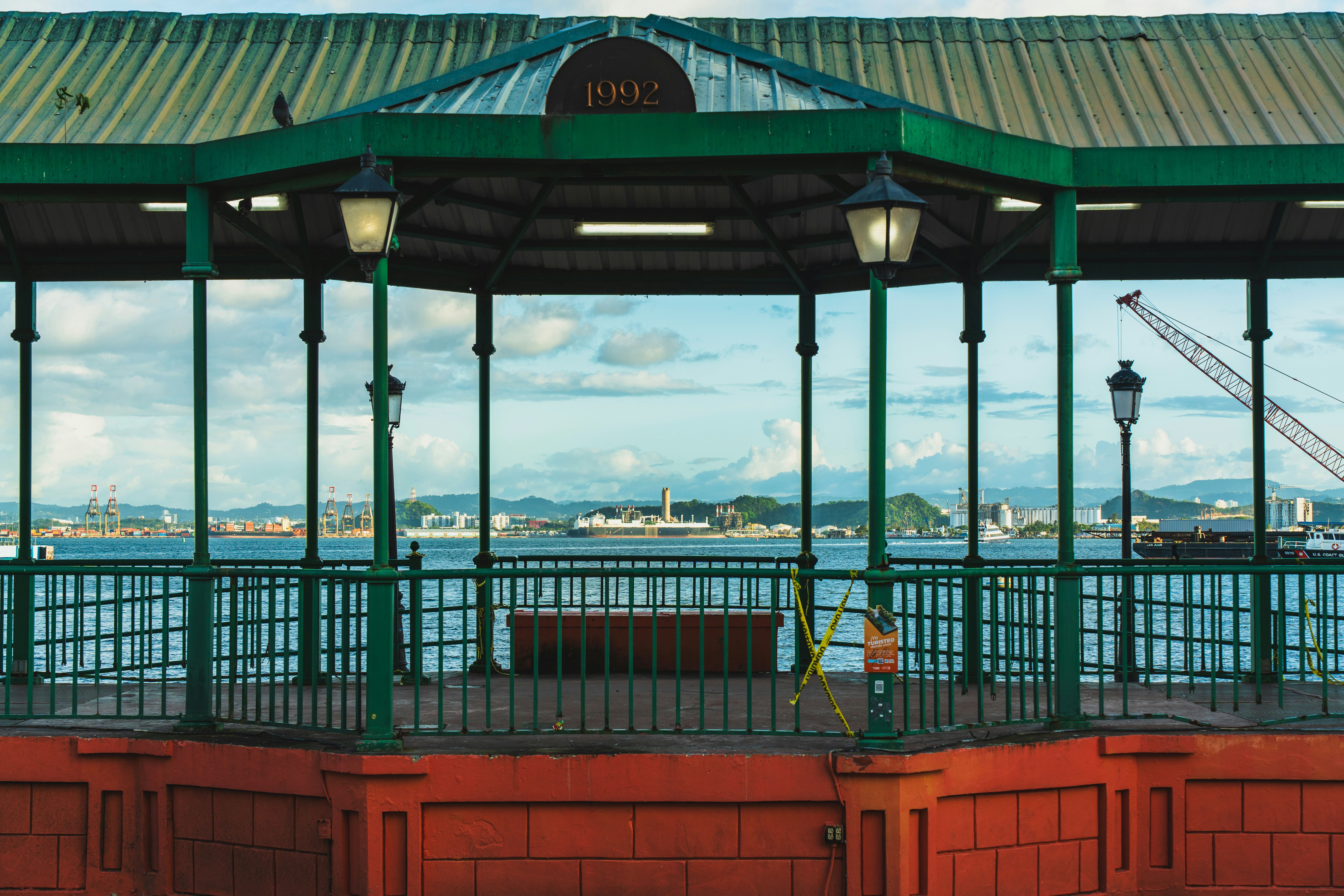 Seaside Pavilion at the Edge of the Dock