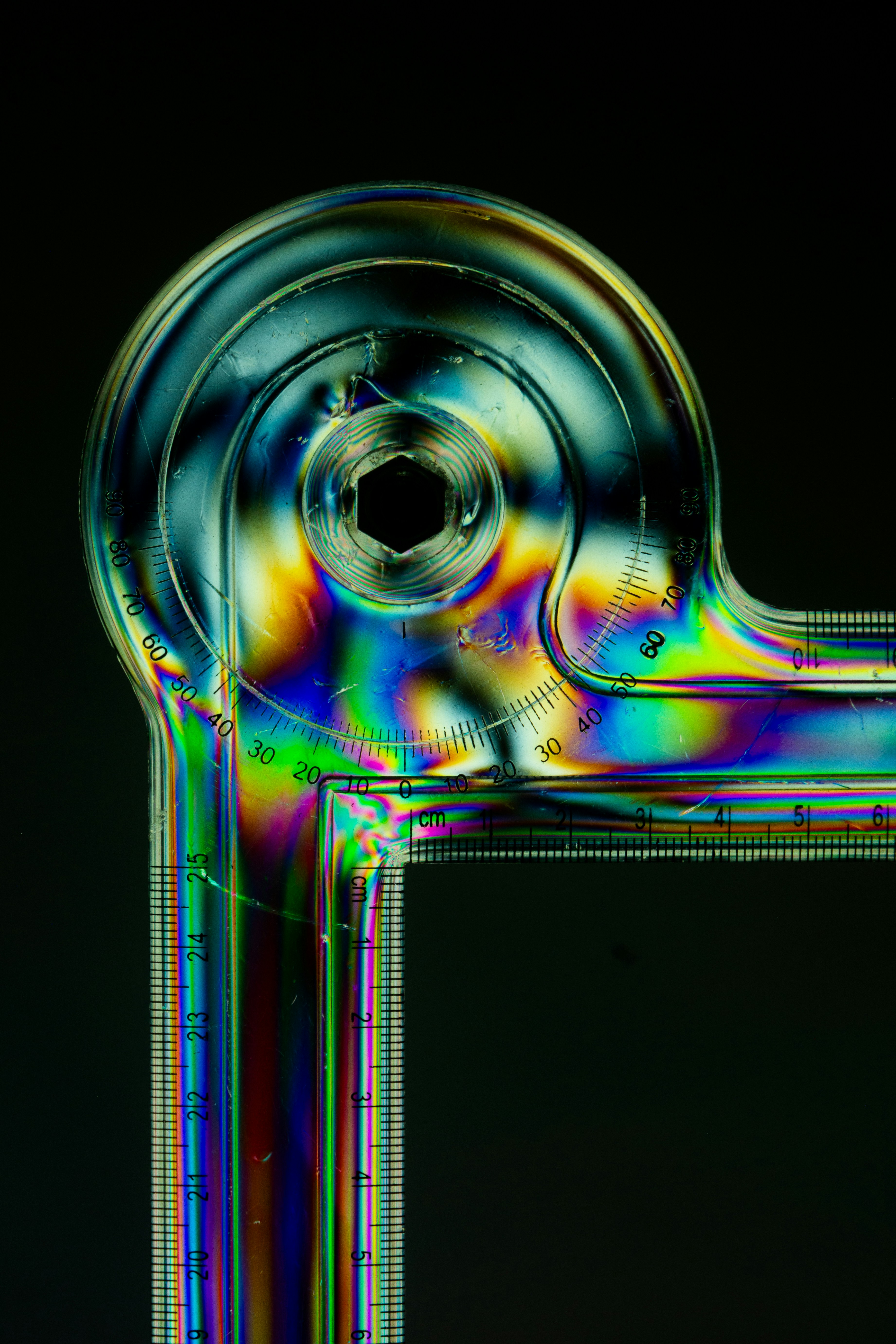 Iridescent Calipers: A Macro Portrait of Precision