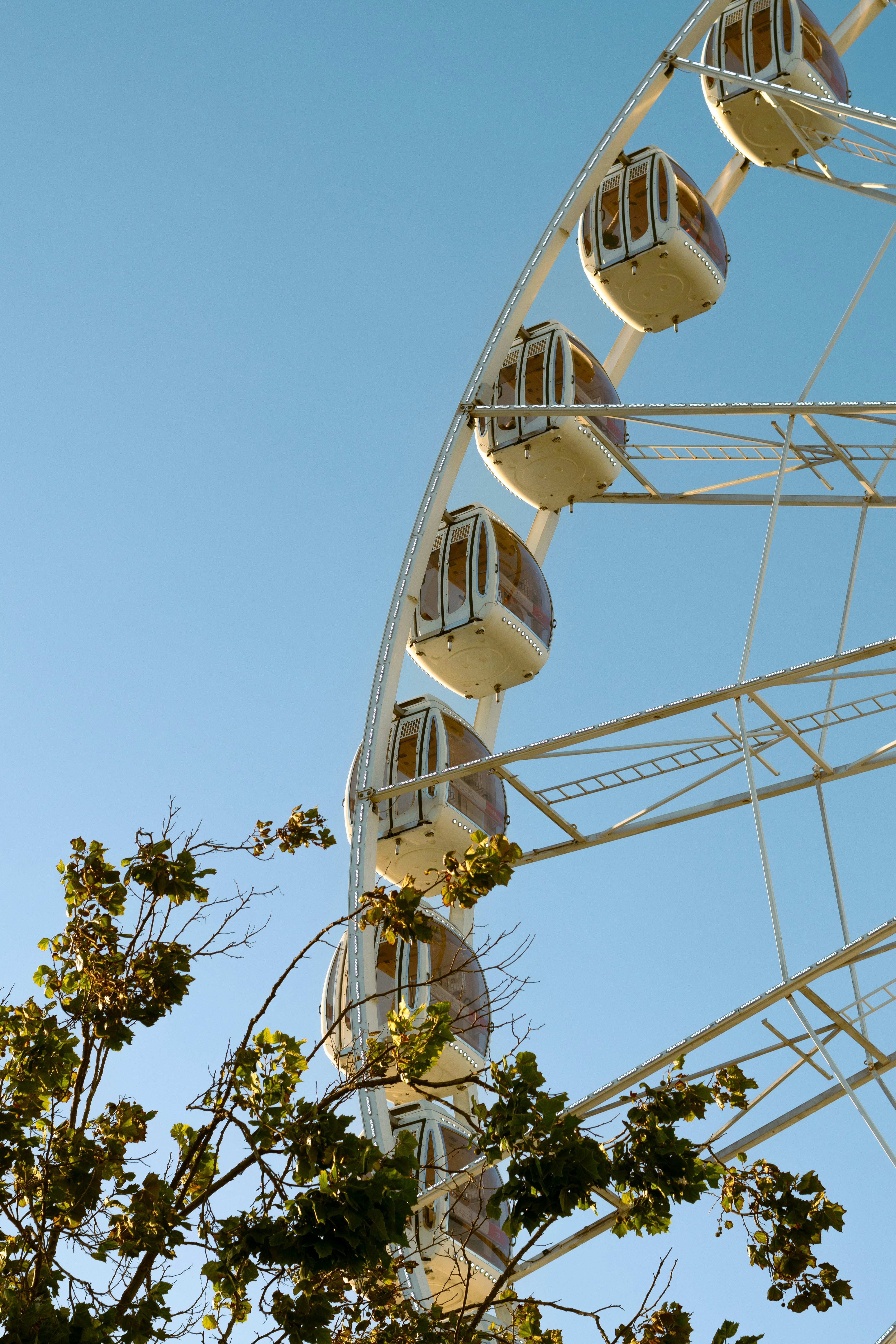 Ferris Wheel Arc: A Skyward Slice of Calm