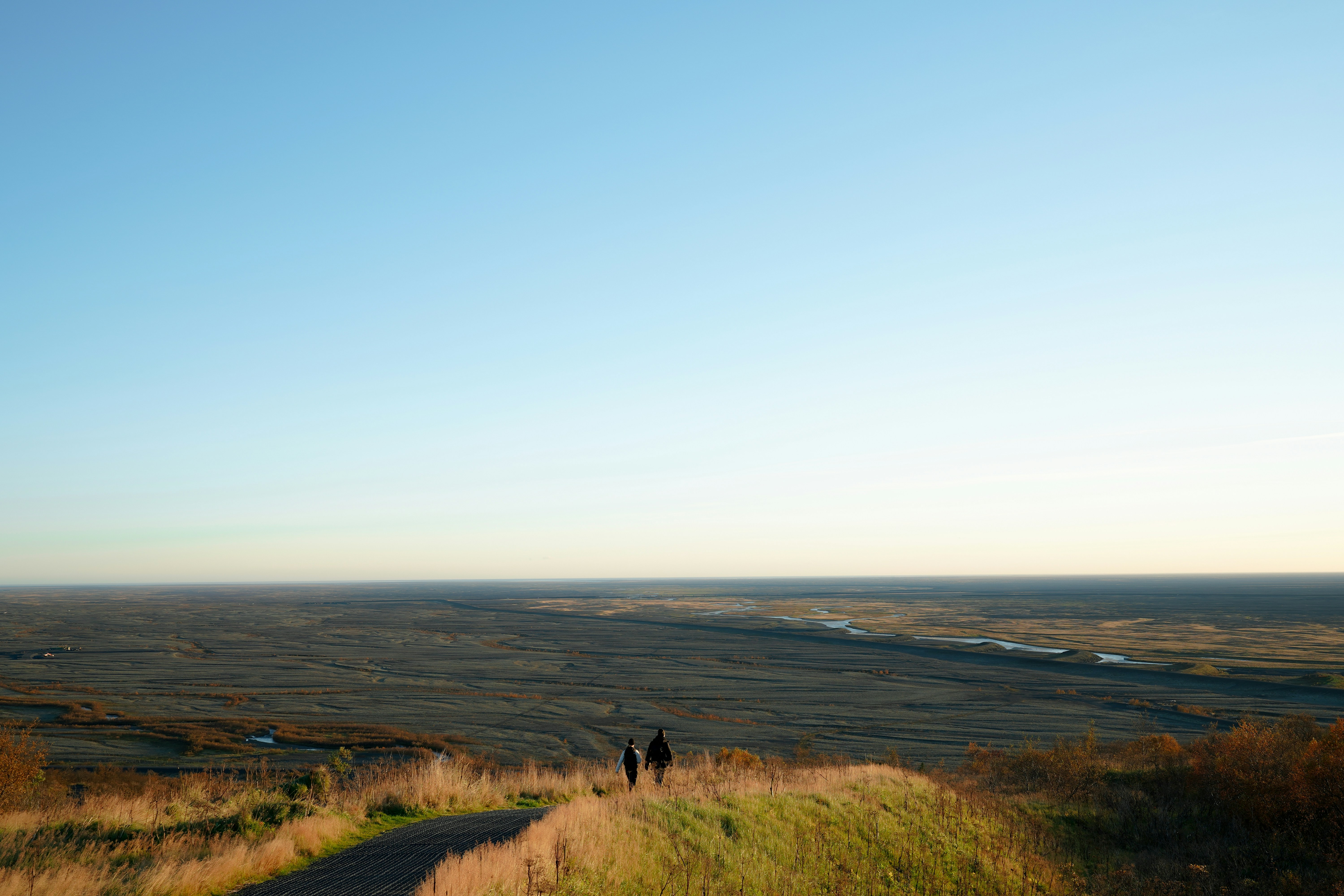 Footpath to the Horizon: A Quiet Dawn Walk
