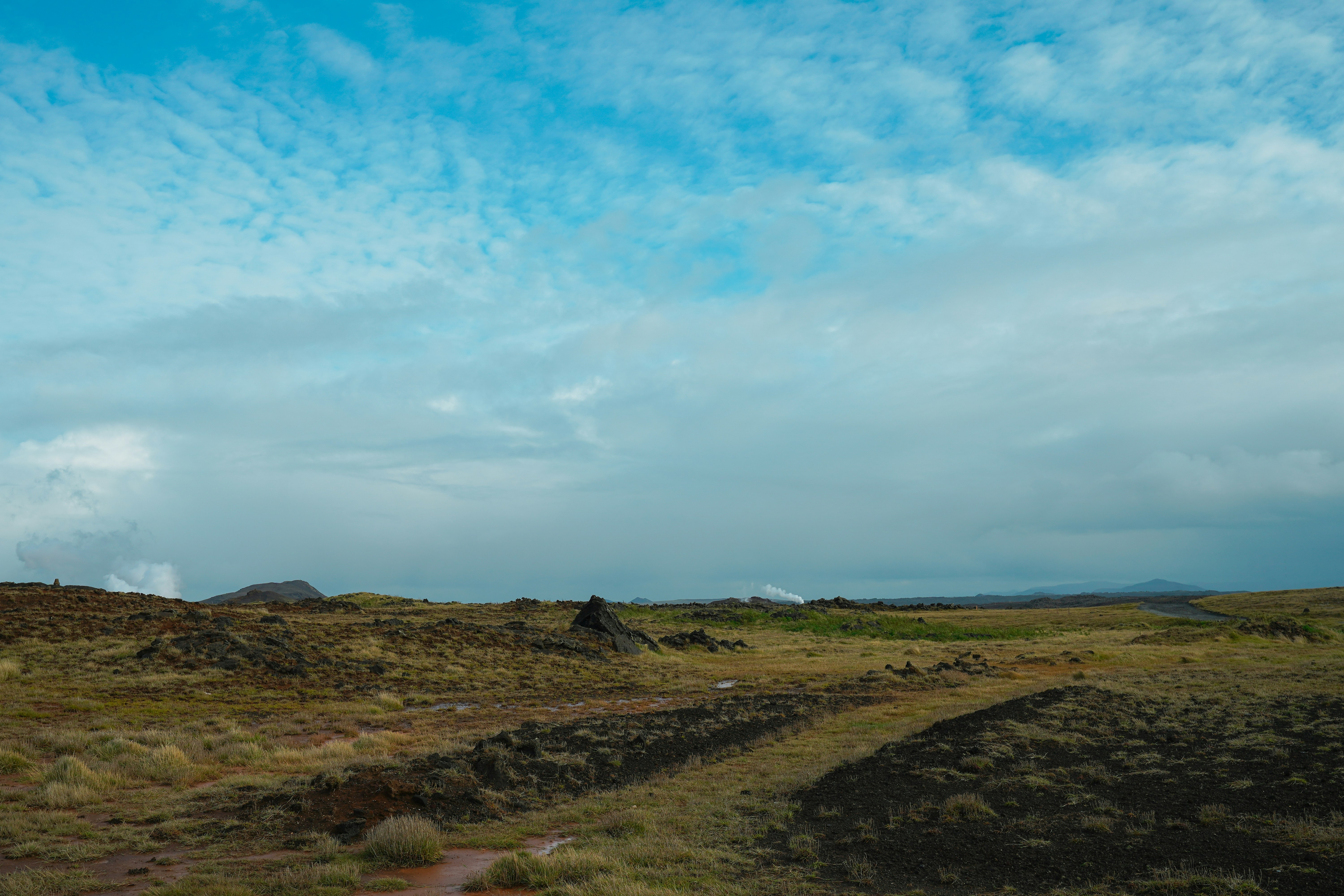 Horizon Ridge Under Wide Icelandic Sky