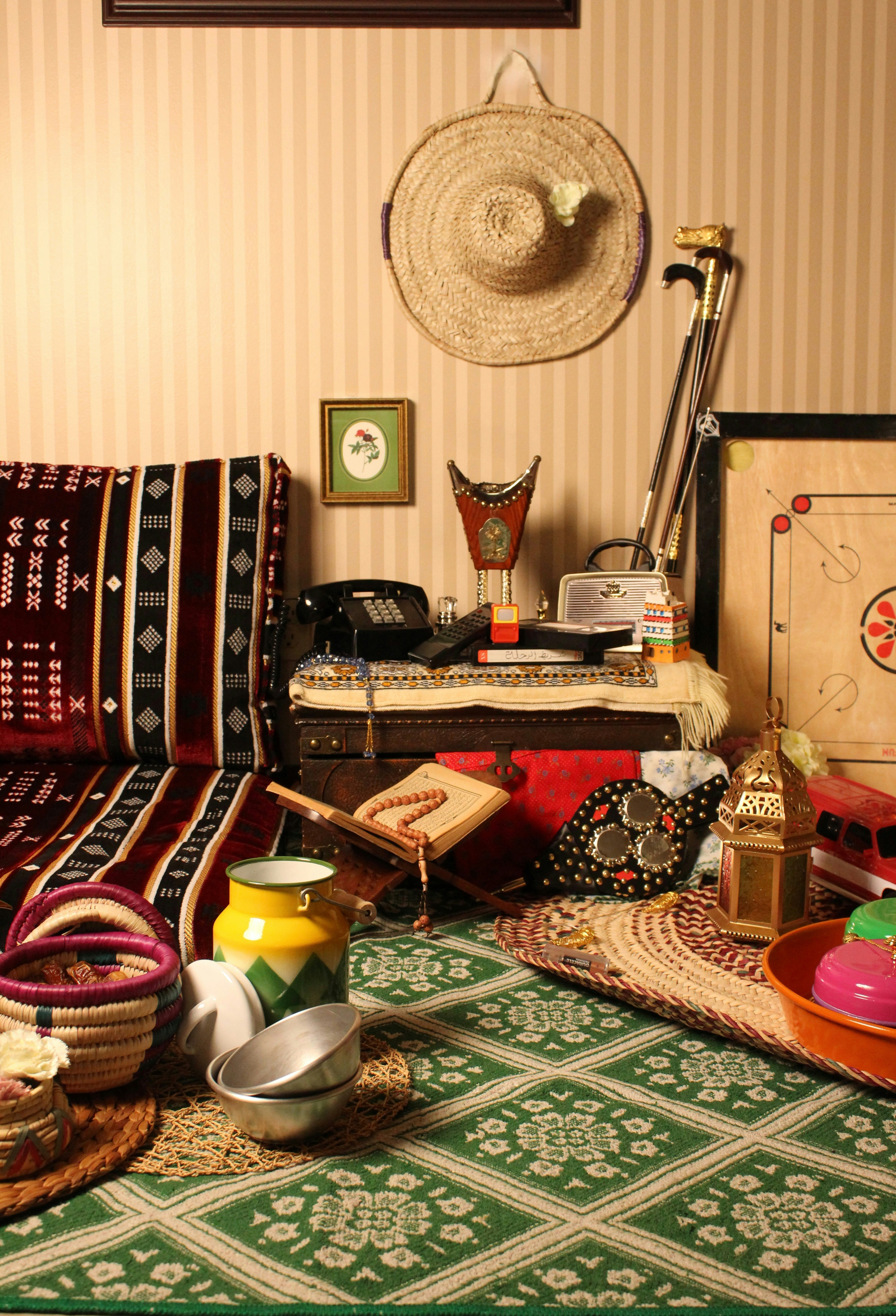 An Inviting Nook of Keepsakes and Textiles