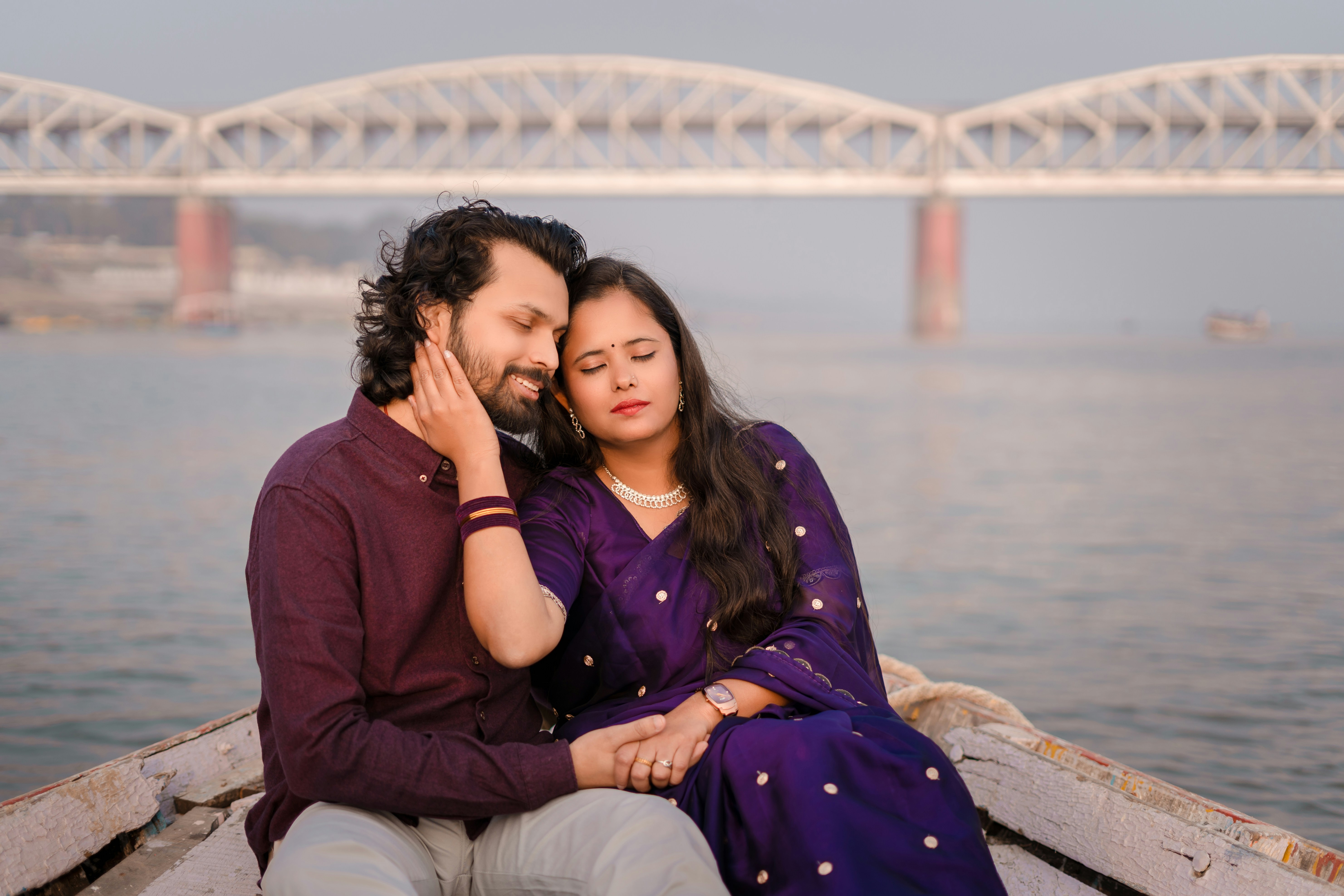 Whispered Affection on a Riverside Boat