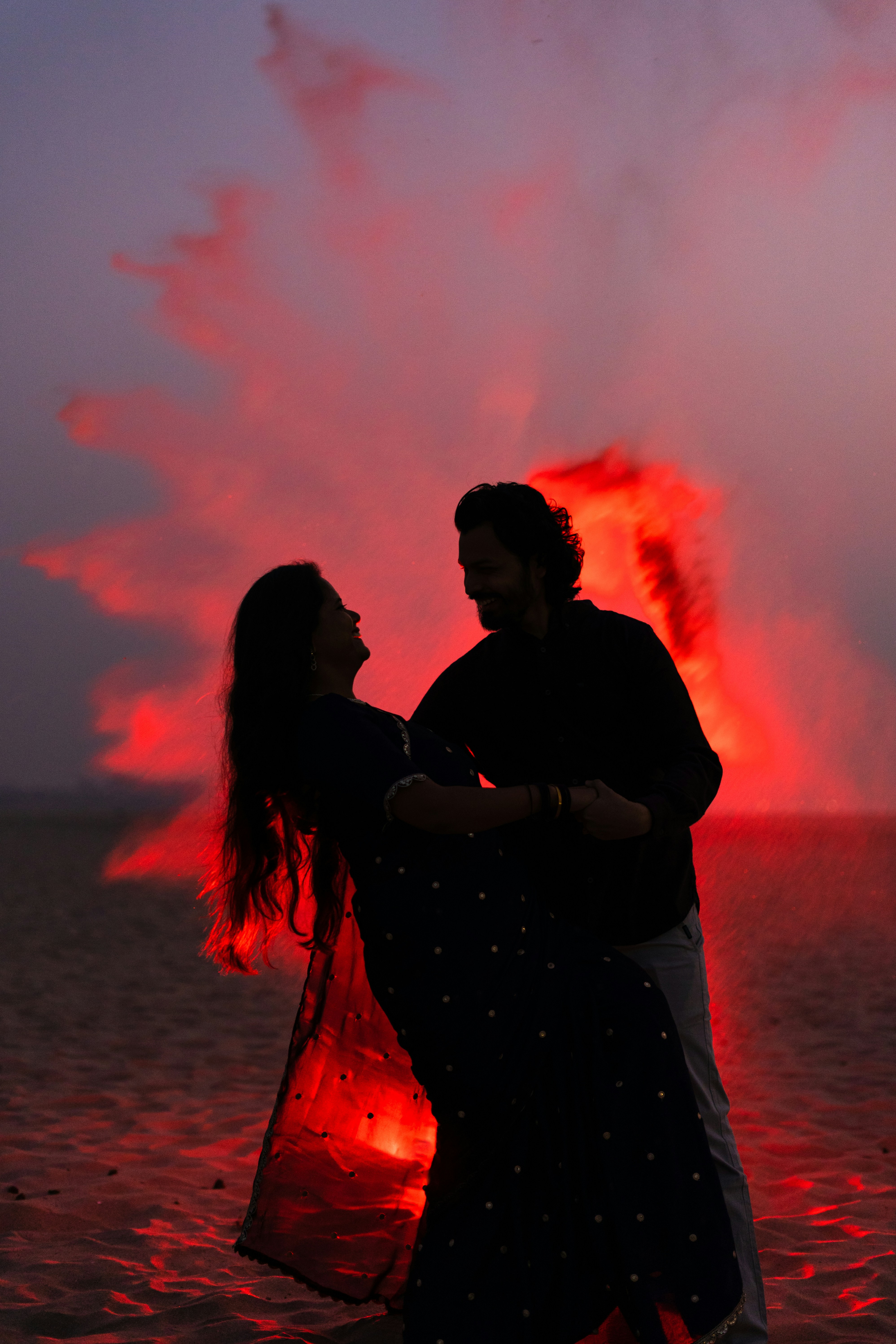 Crimson Embrace on the Tides