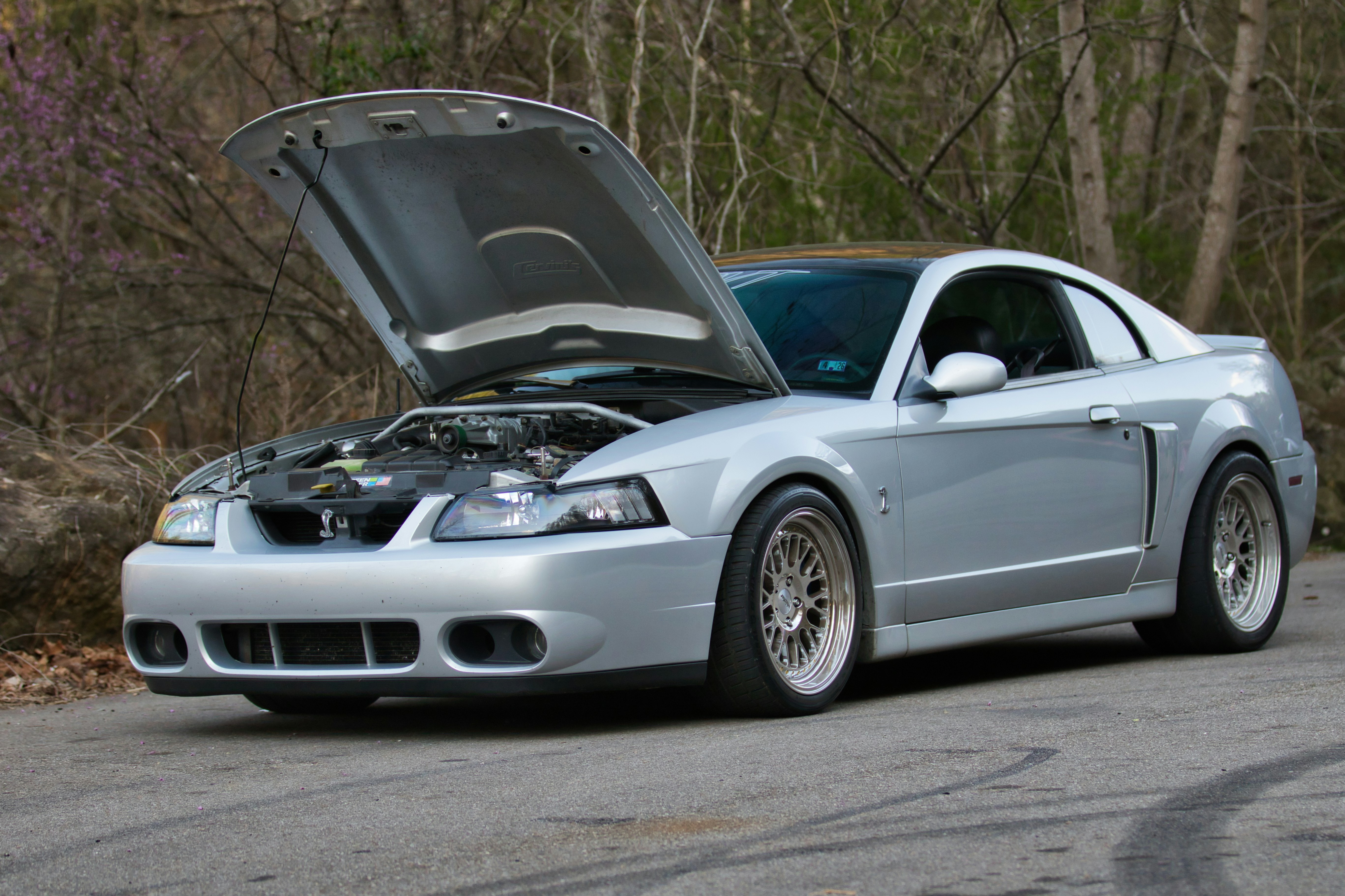 Silver Dream Machine with Hood Raised