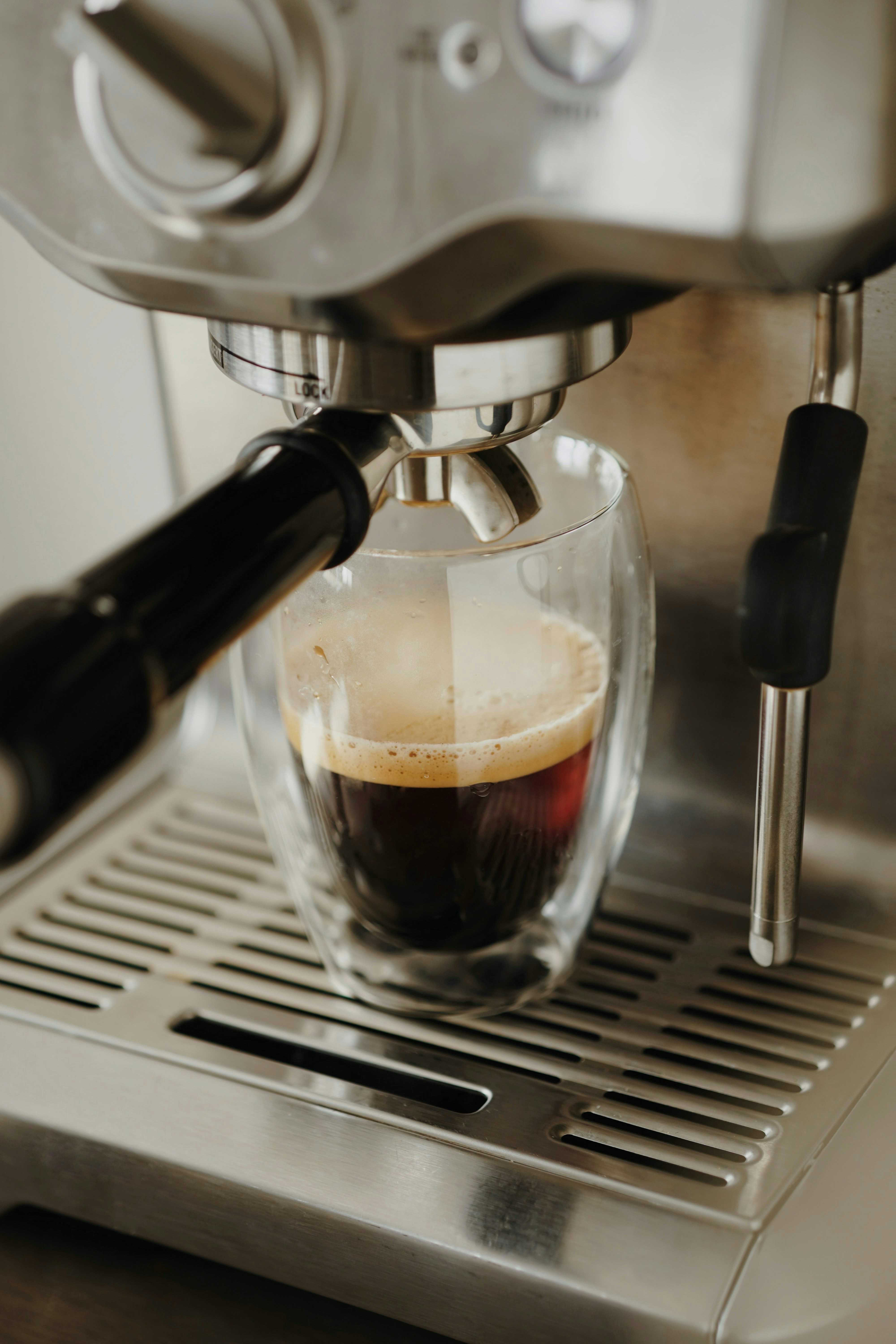 Midnight Espresso Portrait: The Espresso Machine in Focus