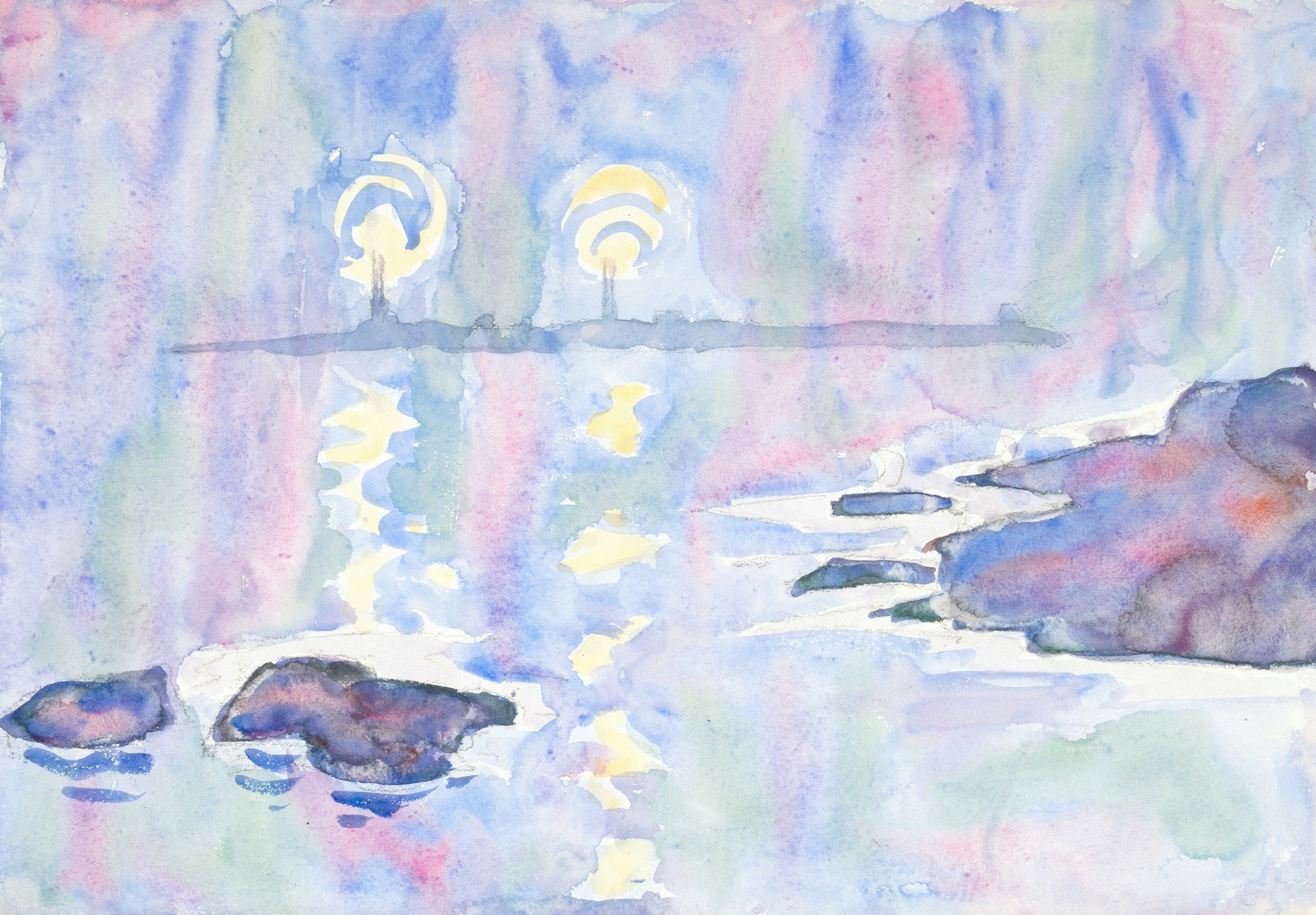 Soft Echoes on a Quiet Bay