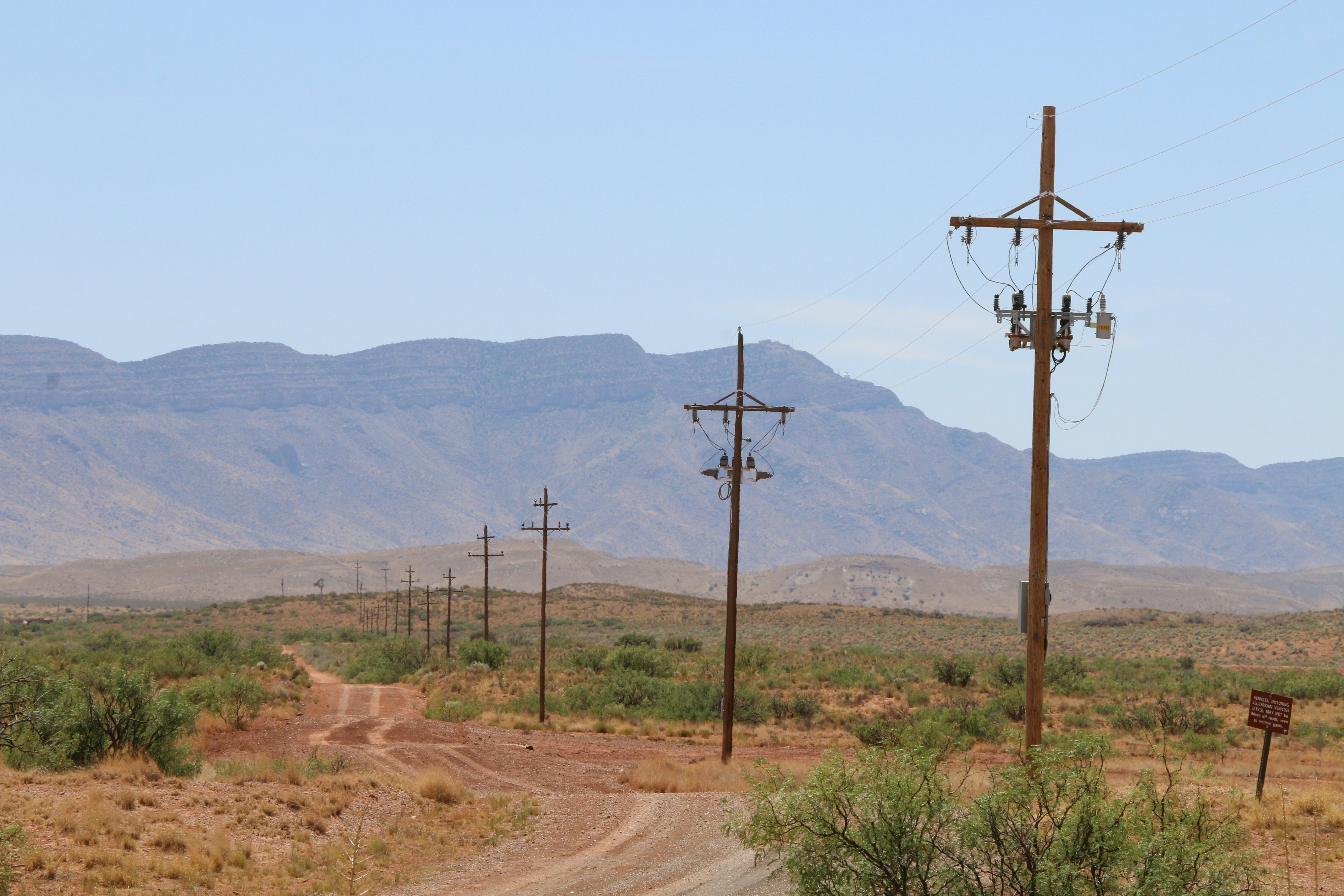 Desert Power Lines: A Quiet Road to the Horizon