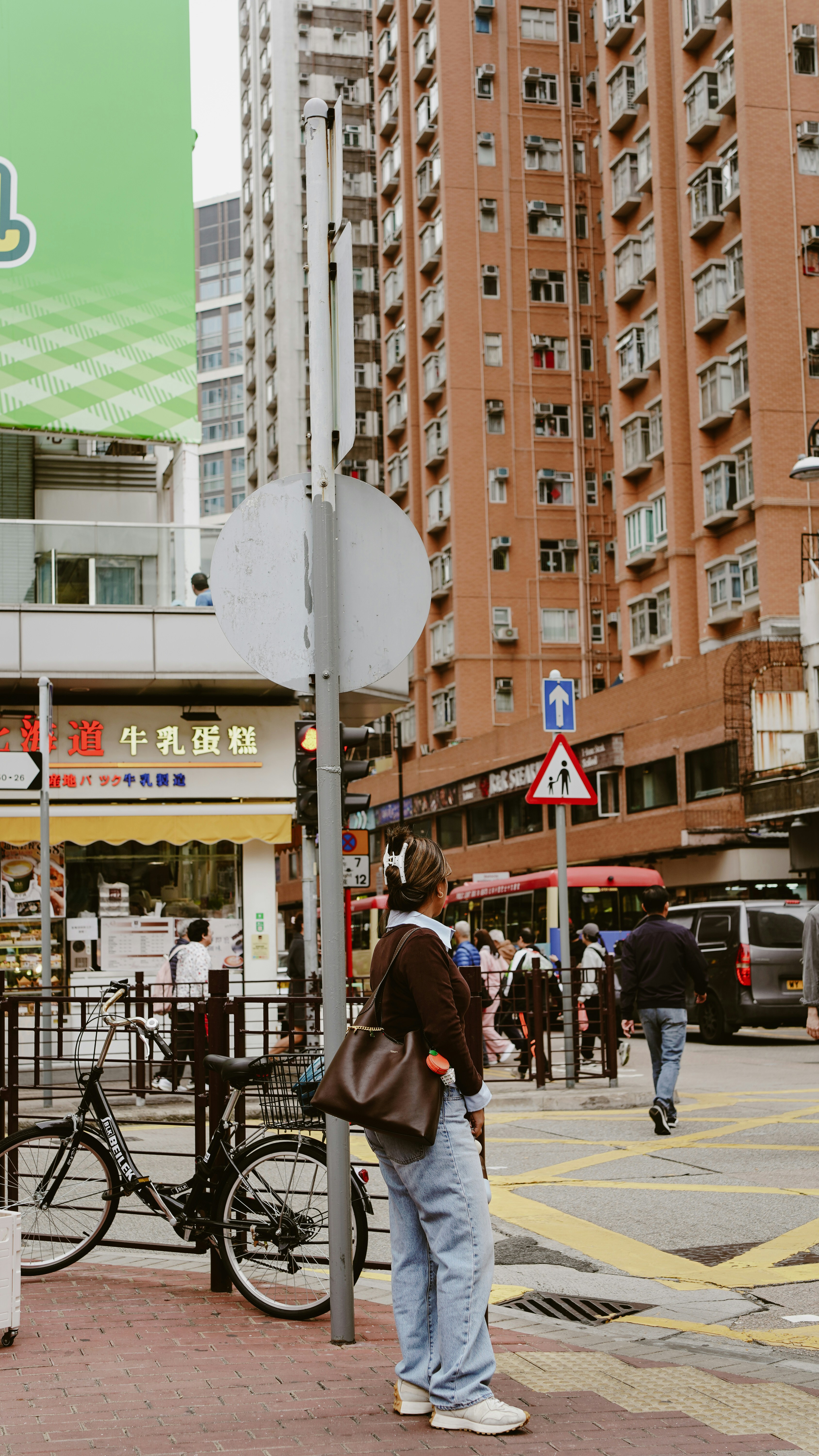Urban Pedestrian at the Crossroads of Concrete High-Rides