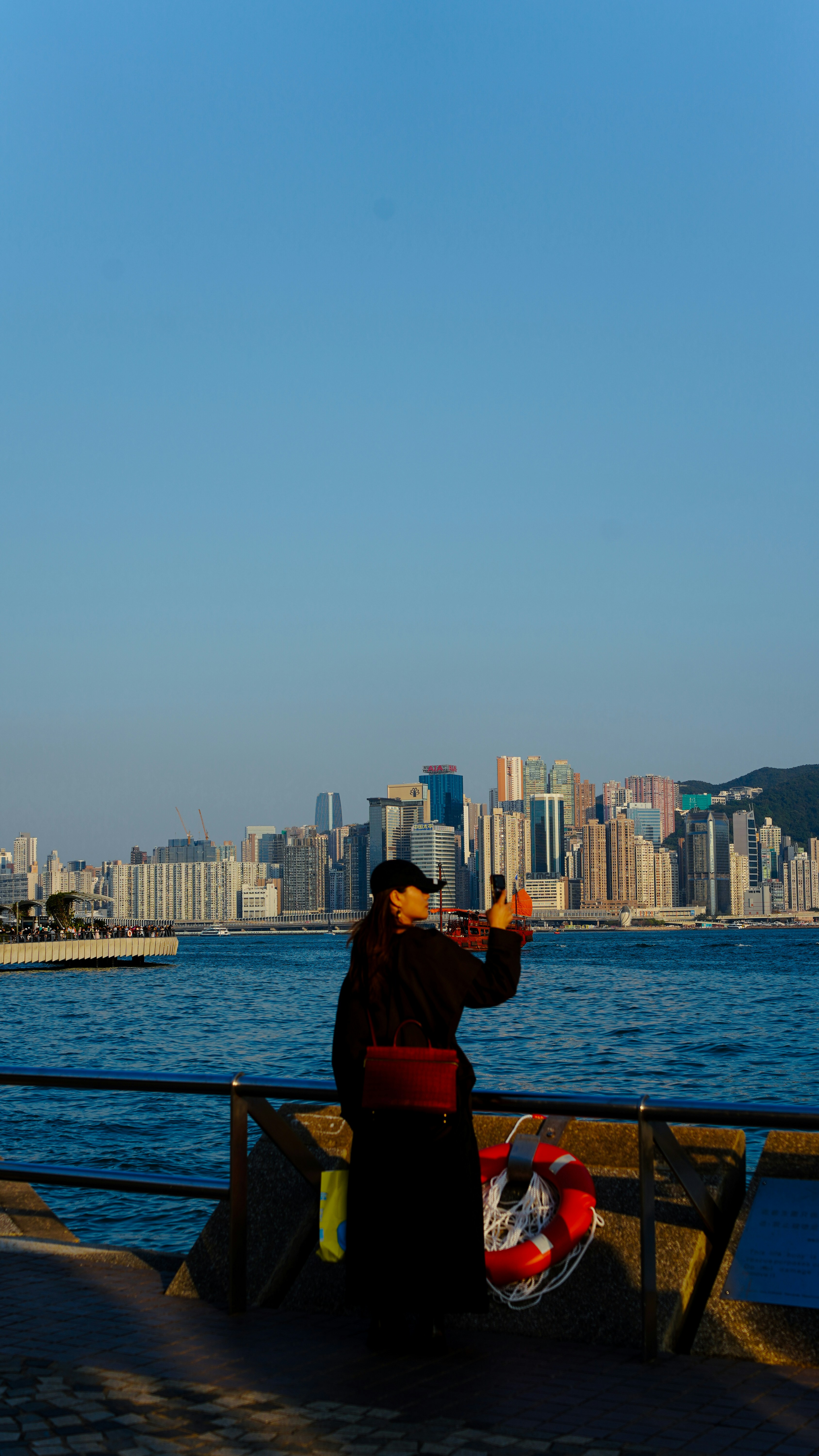 City by the Sea: A Portrait of a Nightfall Moment