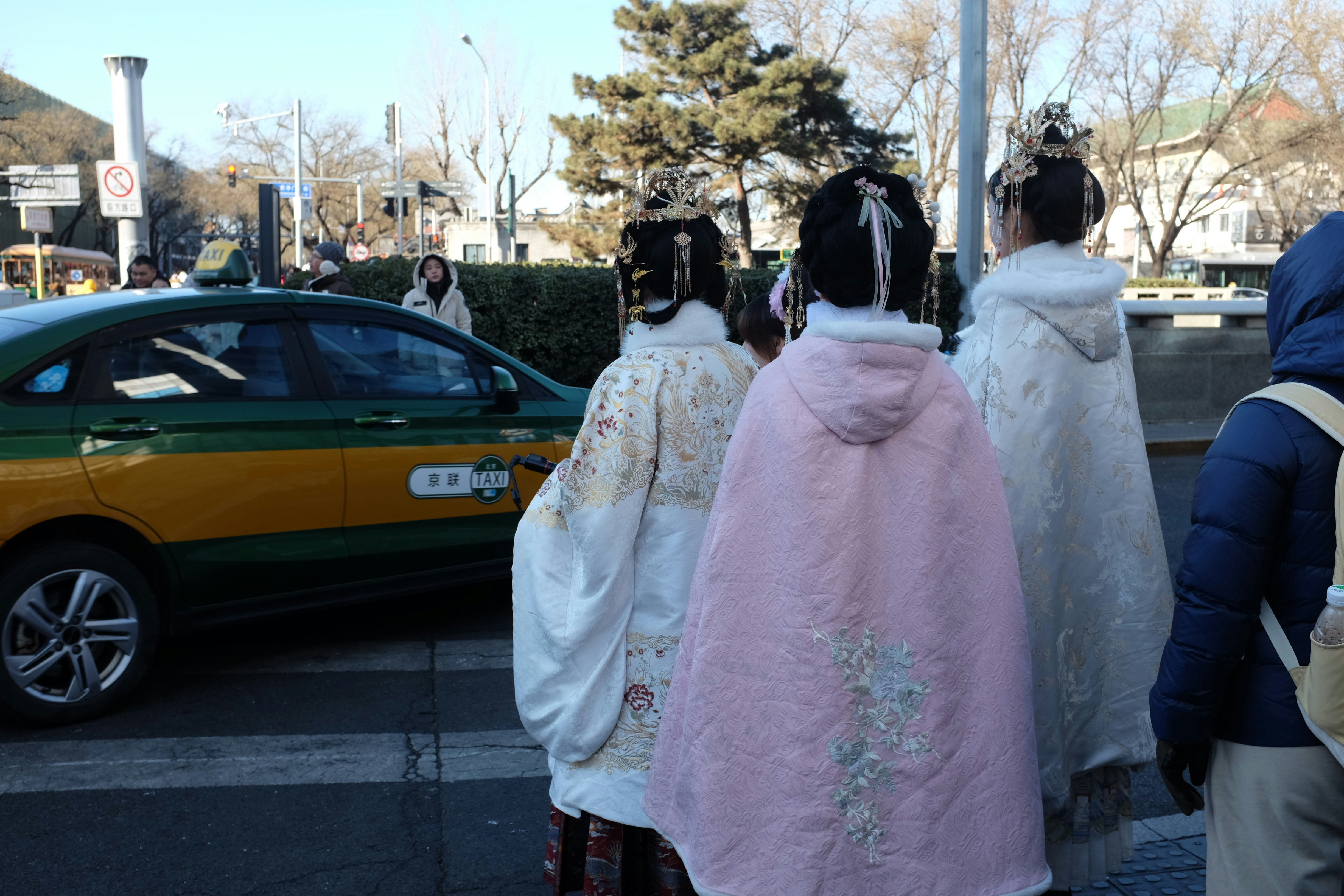 Silk Robes on a Winter Street