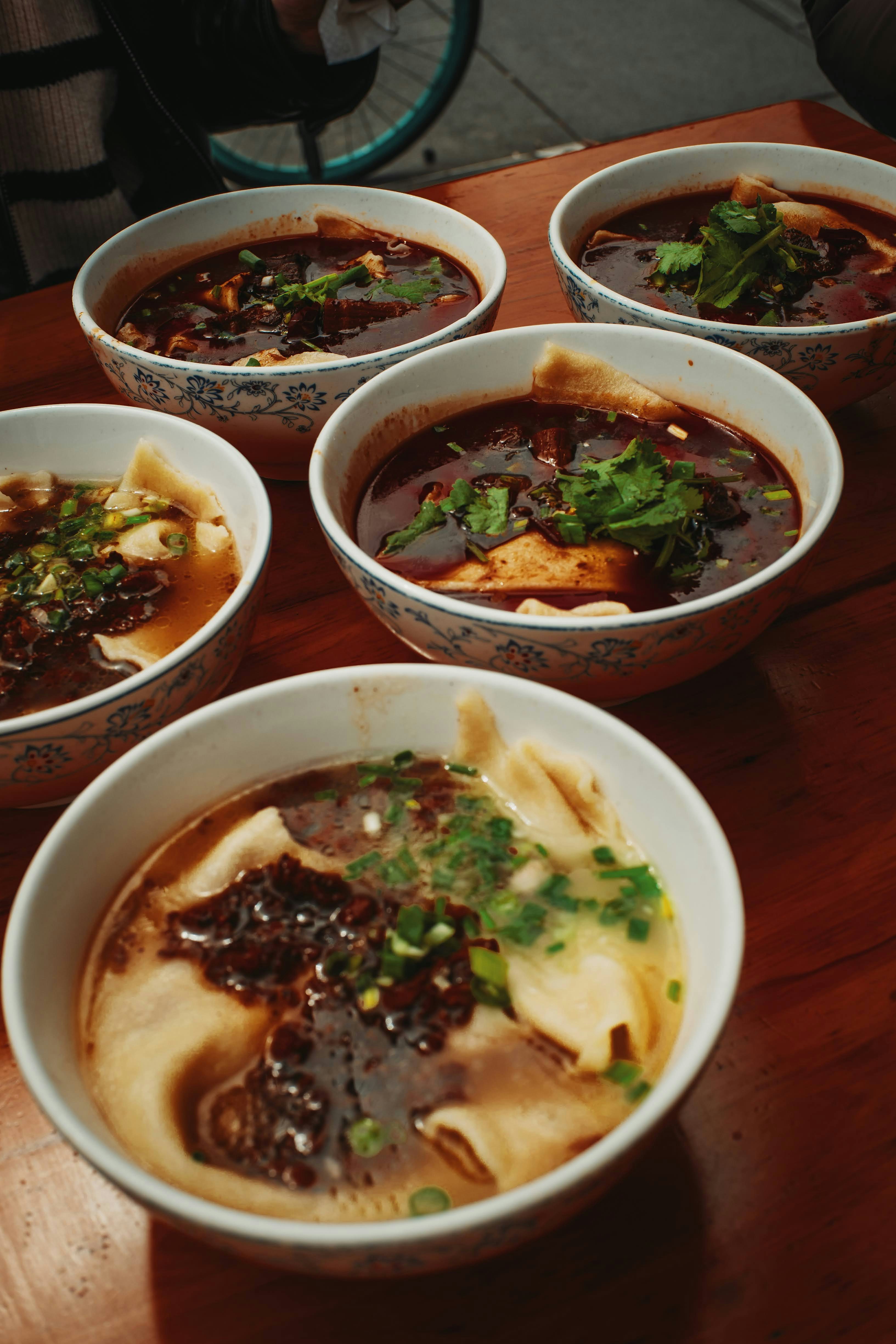 Bowl Parade: A Row of Rich, Peppery Dumpling Soup