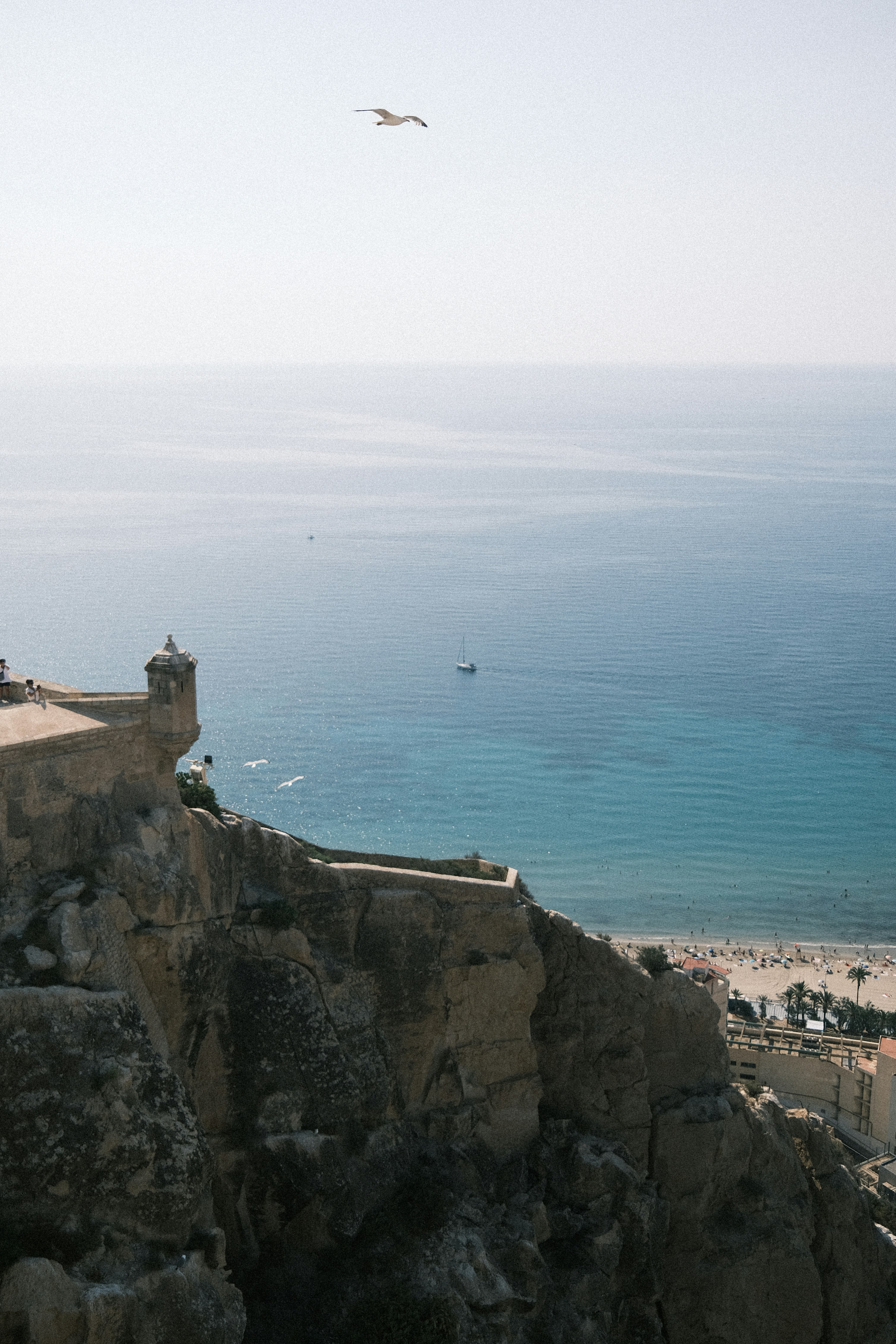 Cliffside Vista: A Quiet Coast Beneath an Expansive Sky