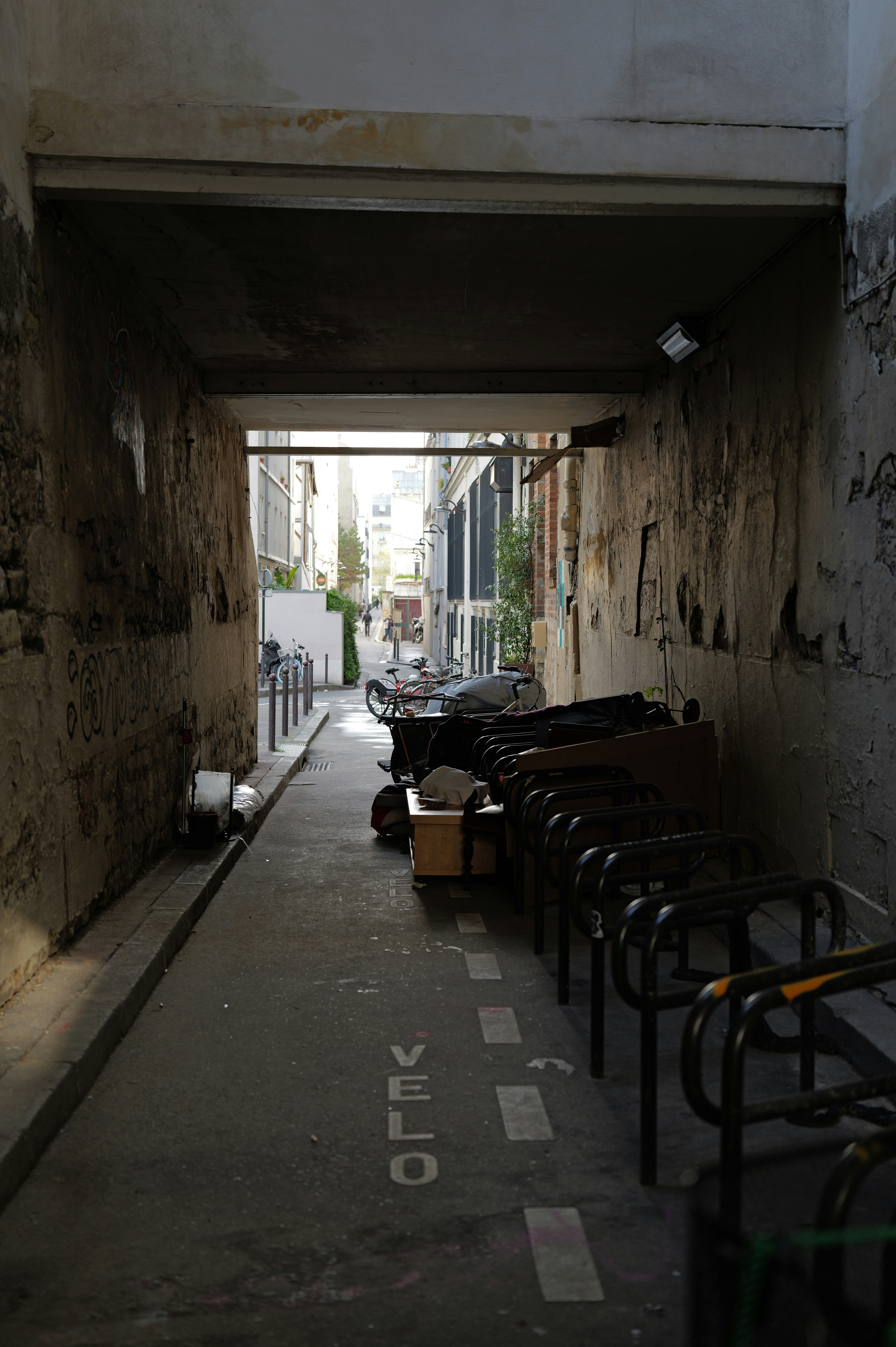 Light at the End of the Alley: A Quiet Urban Passage