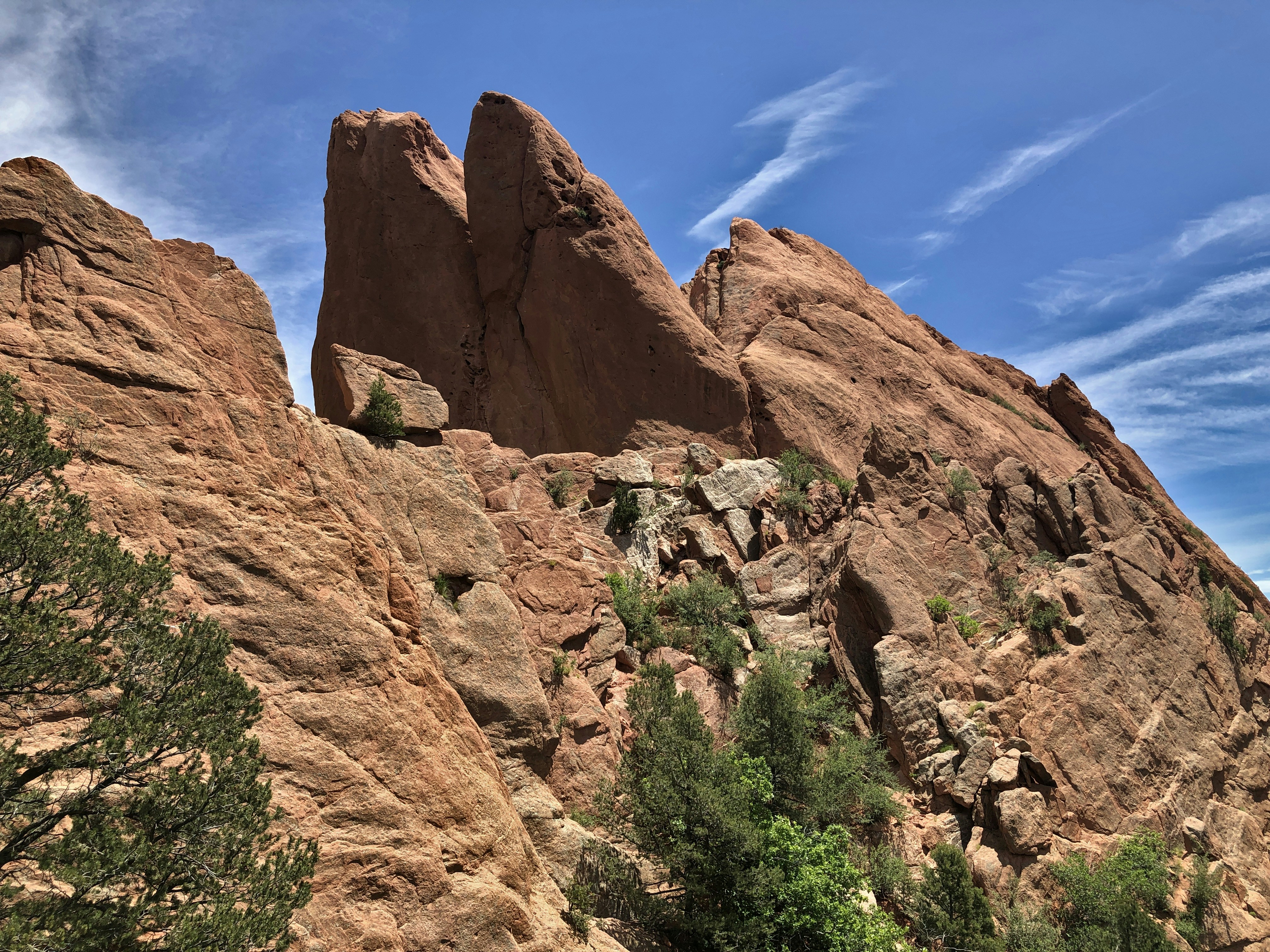Red Rock Ridge under a Clear Blue Sky