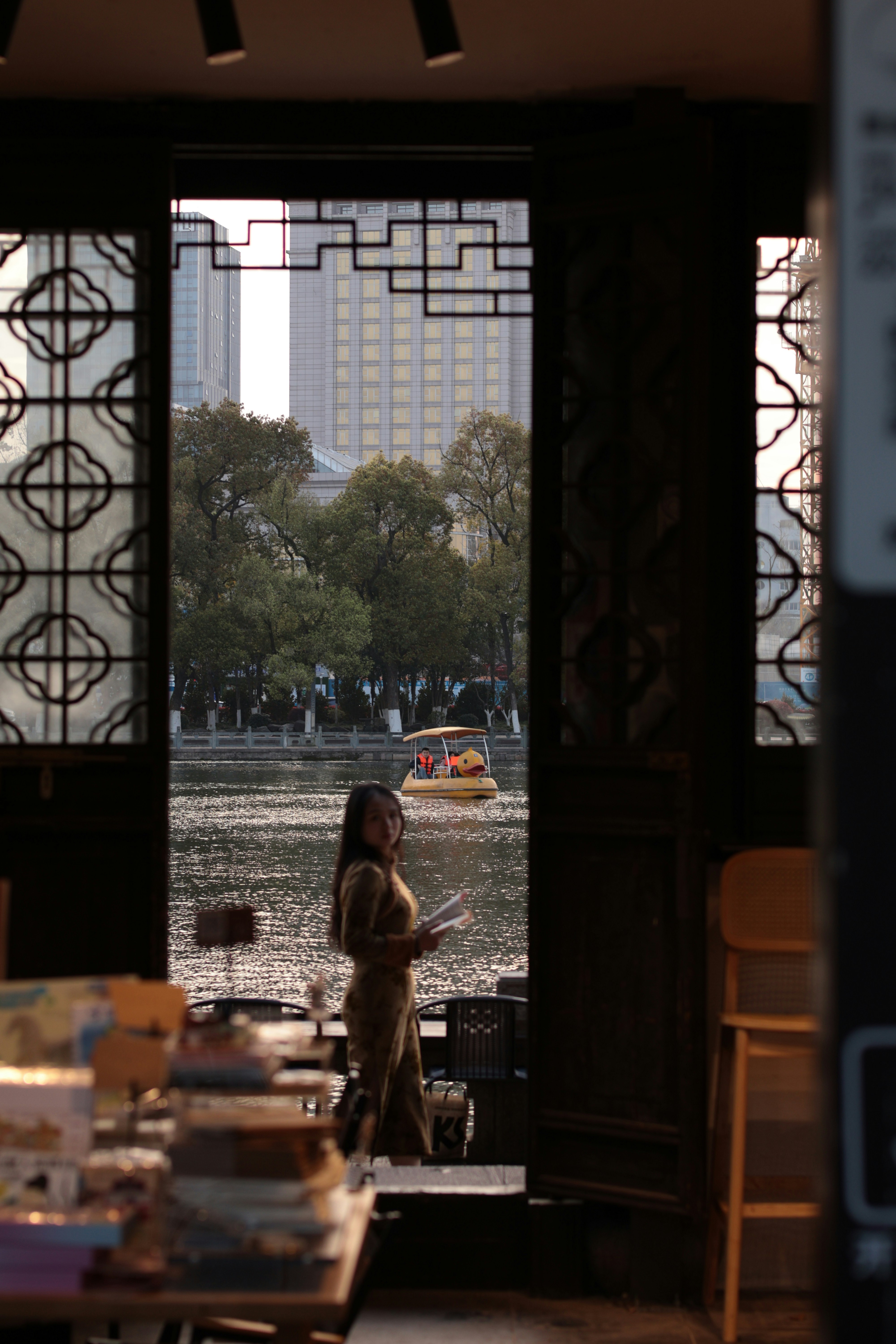 Through the Gate to the Waterline: A Quiet Moment by the Lake