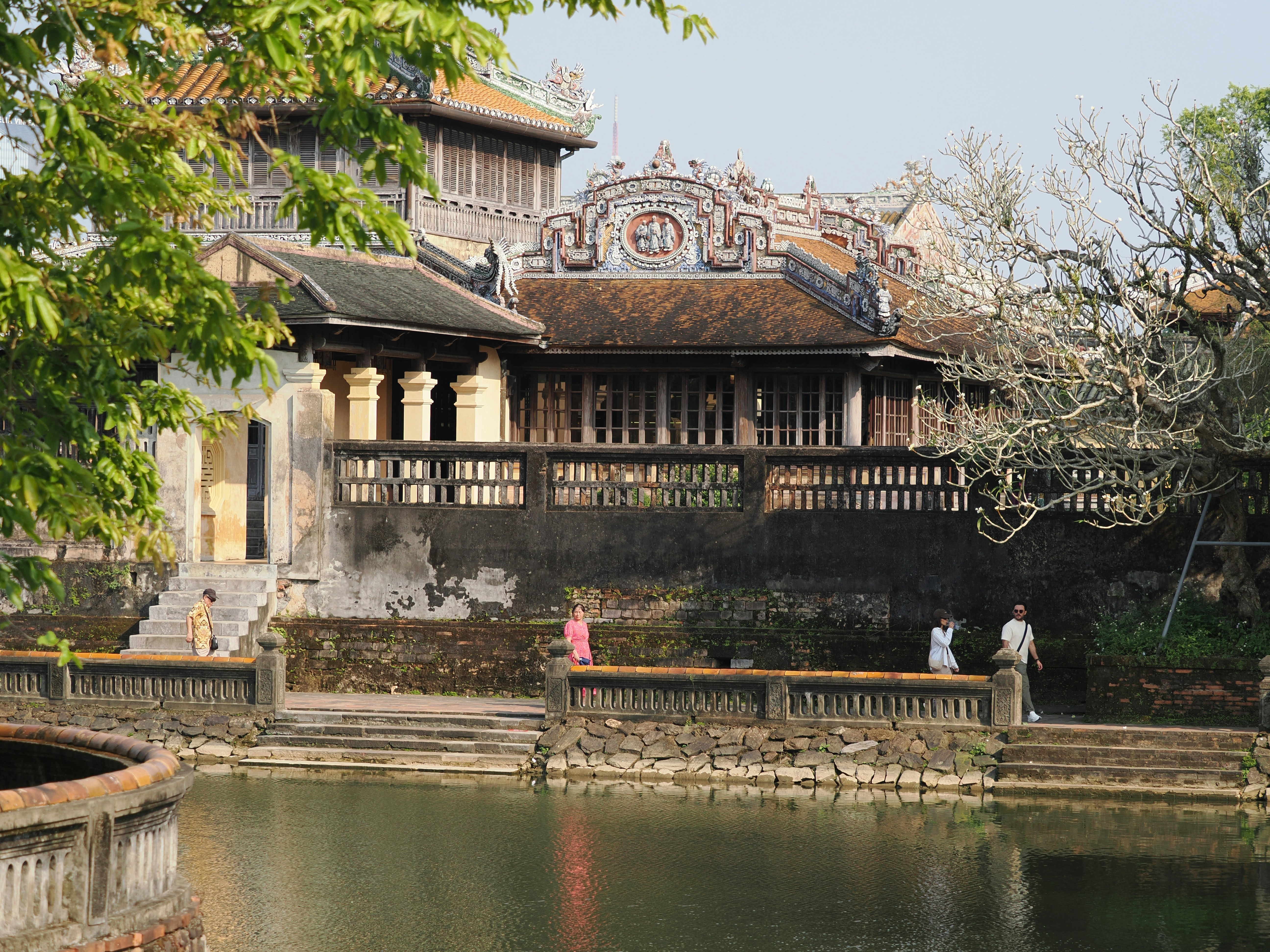 Timbered Heritage by the Water: Courtyard Vista