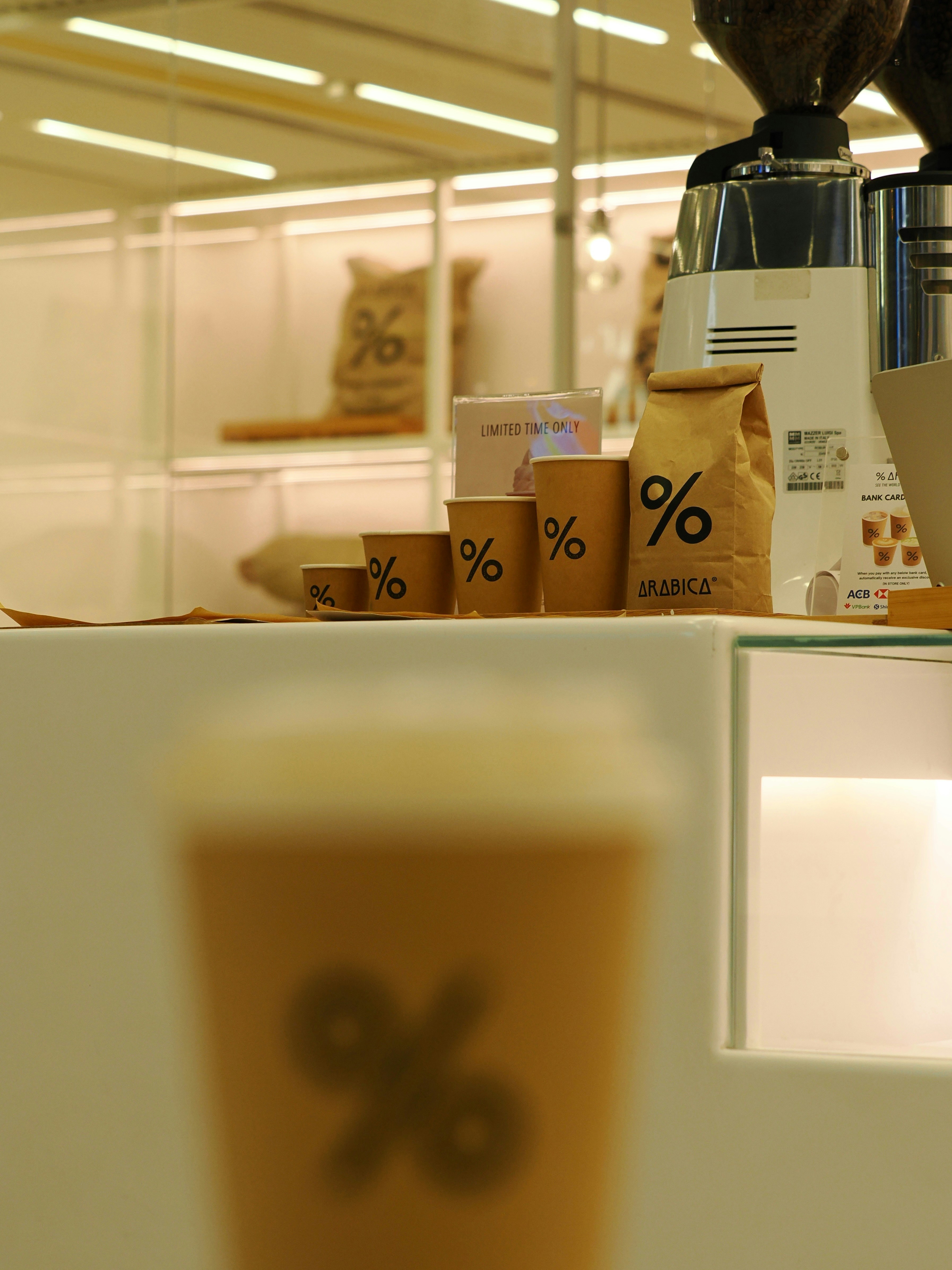 Foamy Focus at the Café Counter