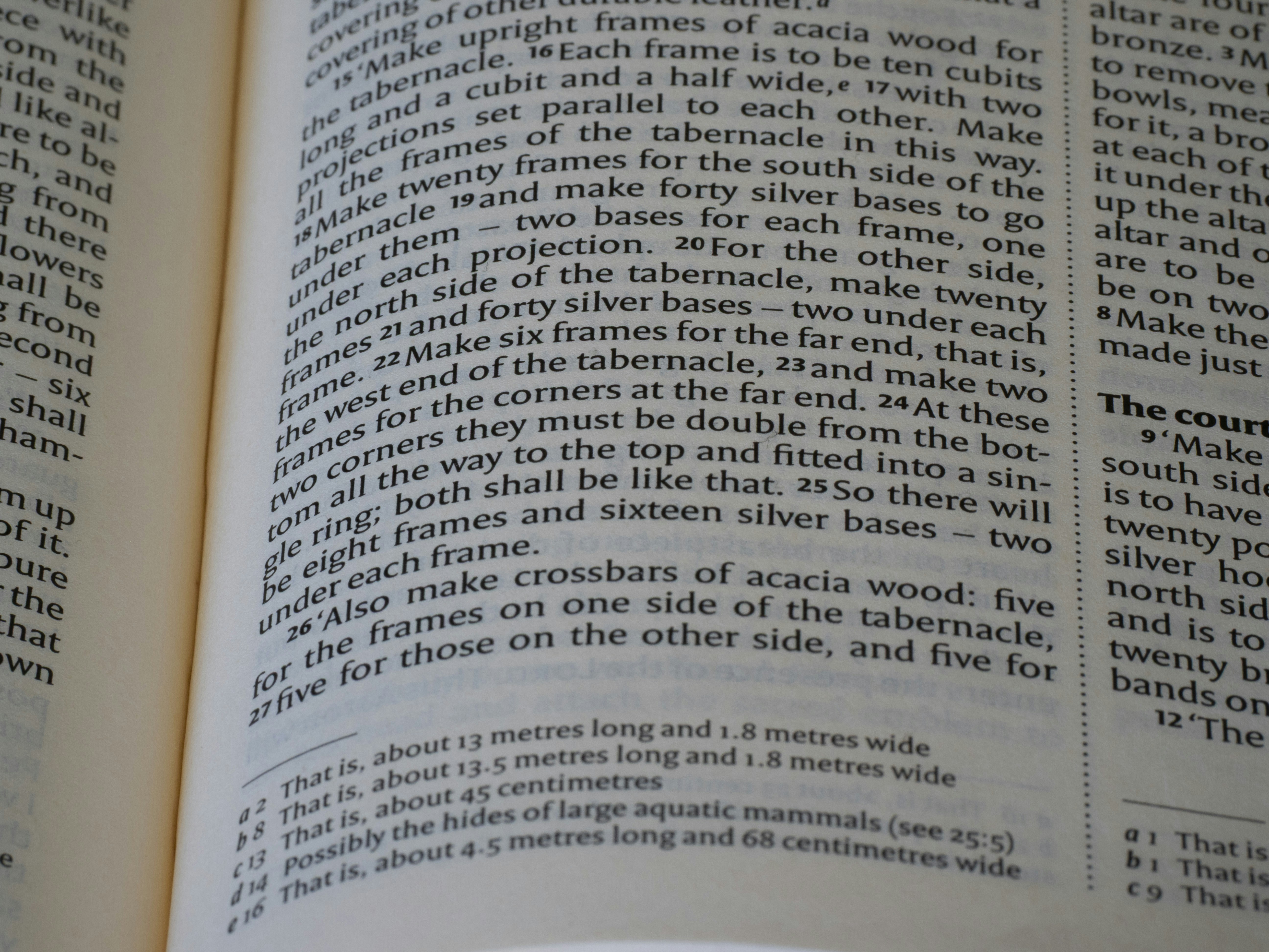 Close-Quarter Text: A Page Edge In Focus
