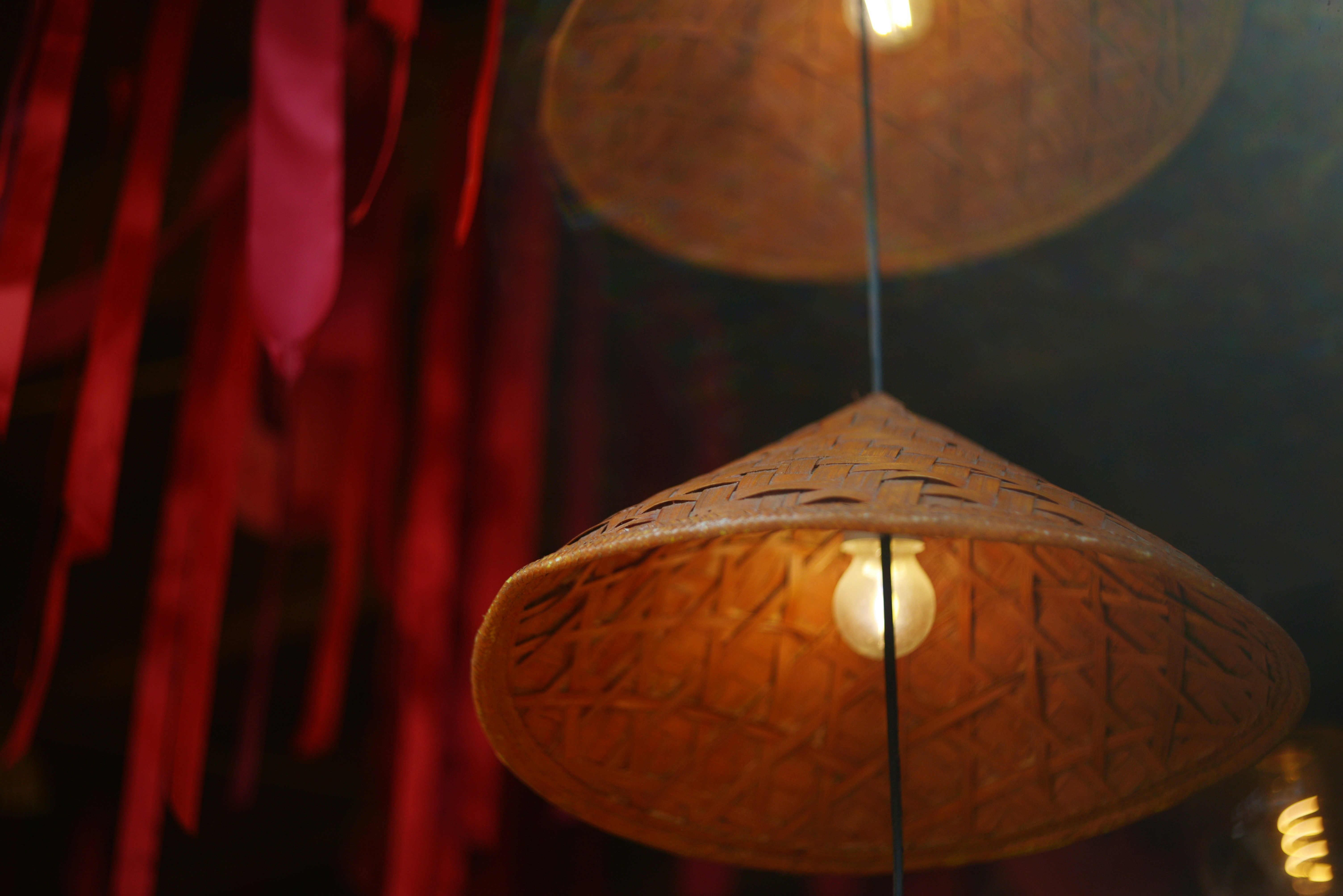 Lanterns in a Crimson Night