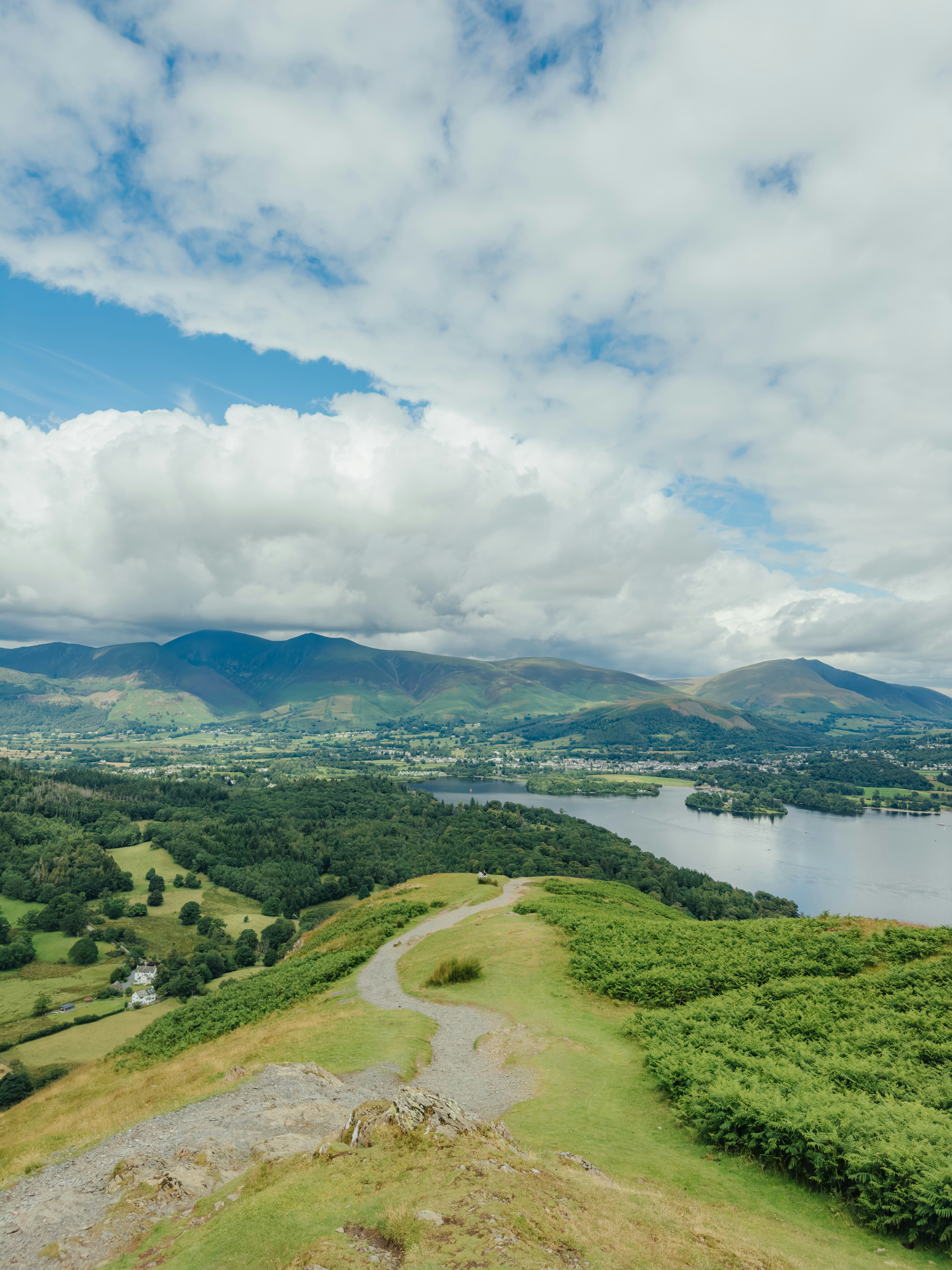 Ridge Beyond the Lake: A Quiet Ascent Toward Distant Hills