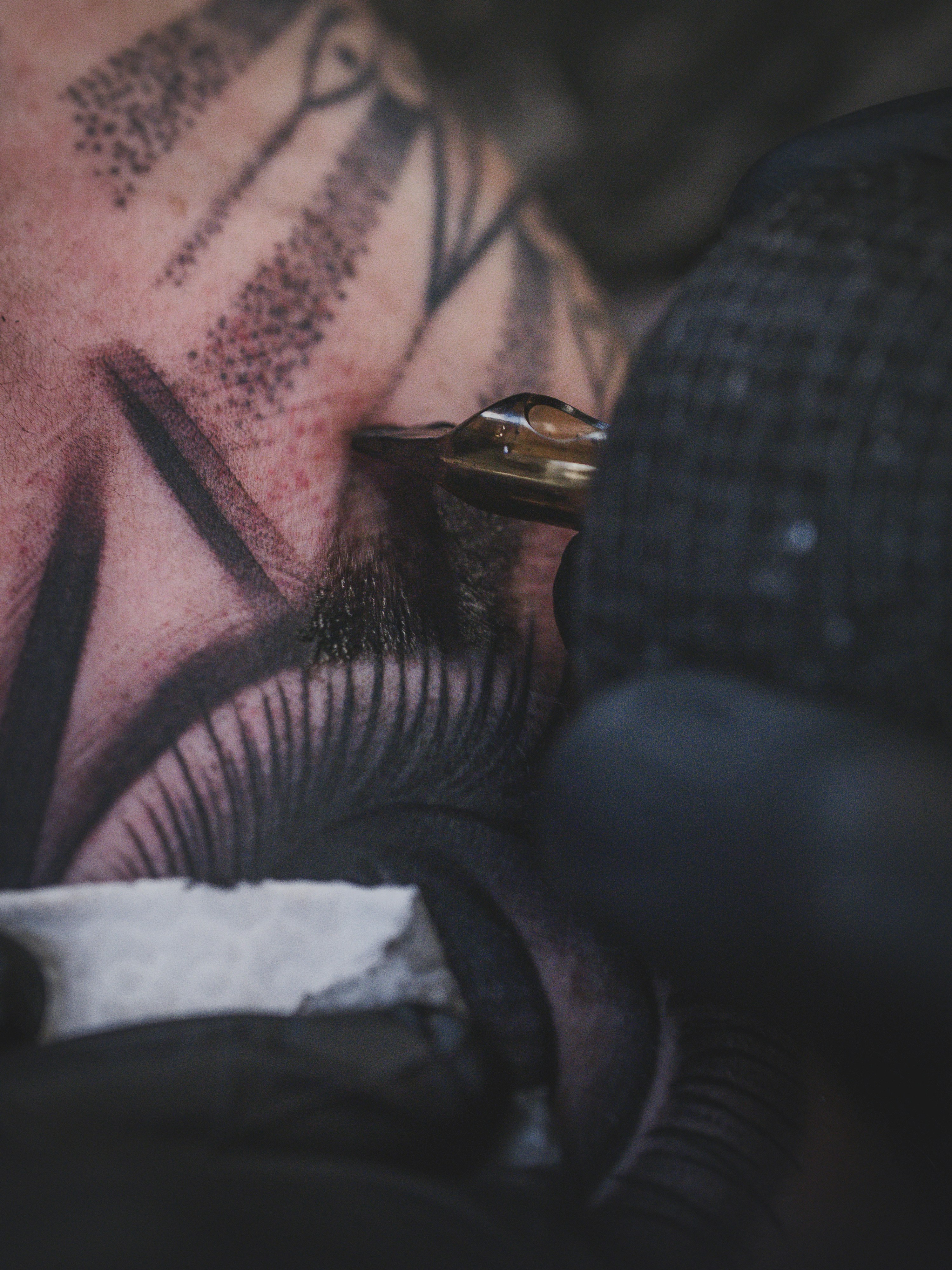 Ink of Intent: A Tattoo Session in Focus