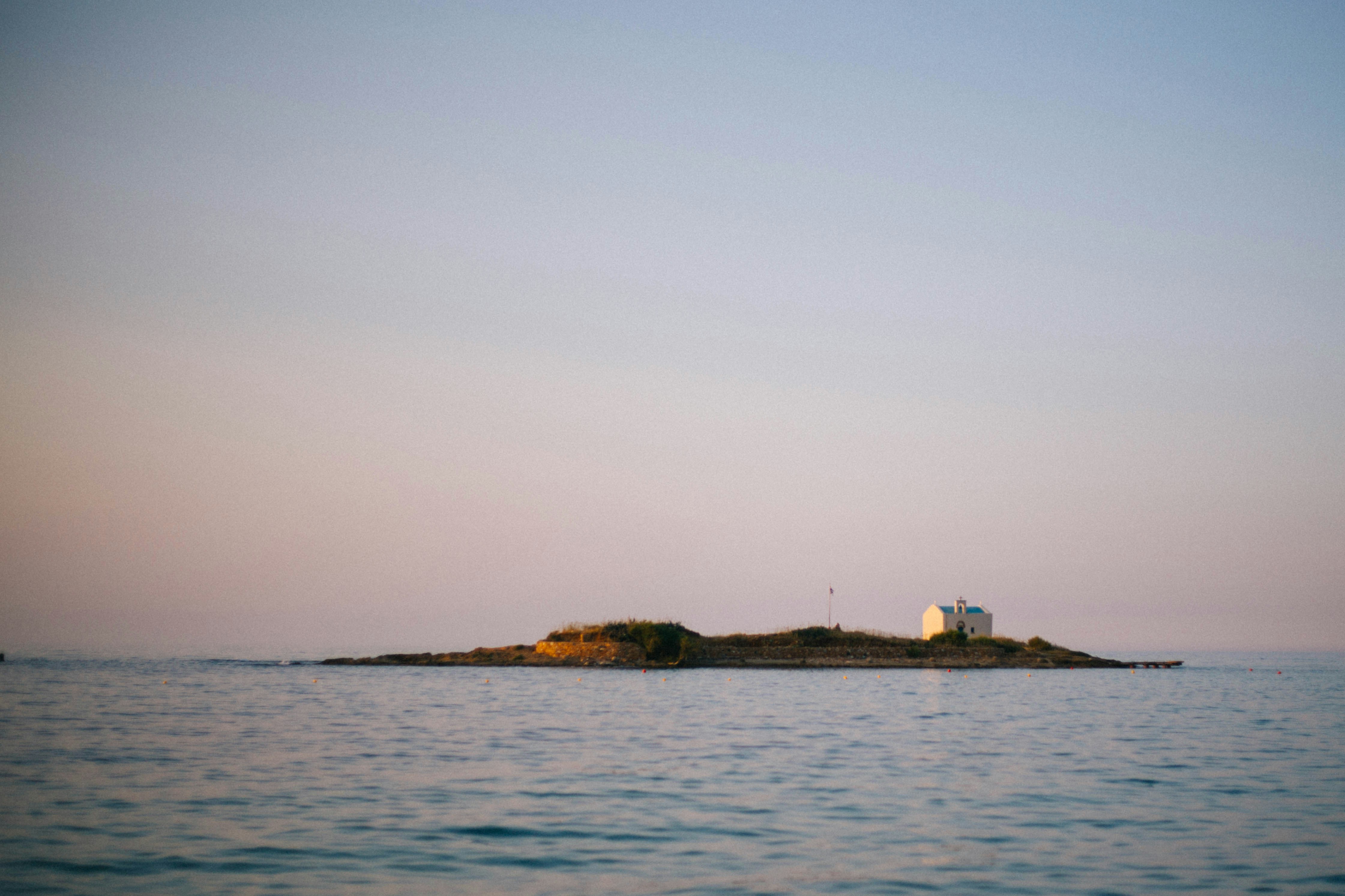Dusky Island Beacon: A Quiet Maritime Sunset
