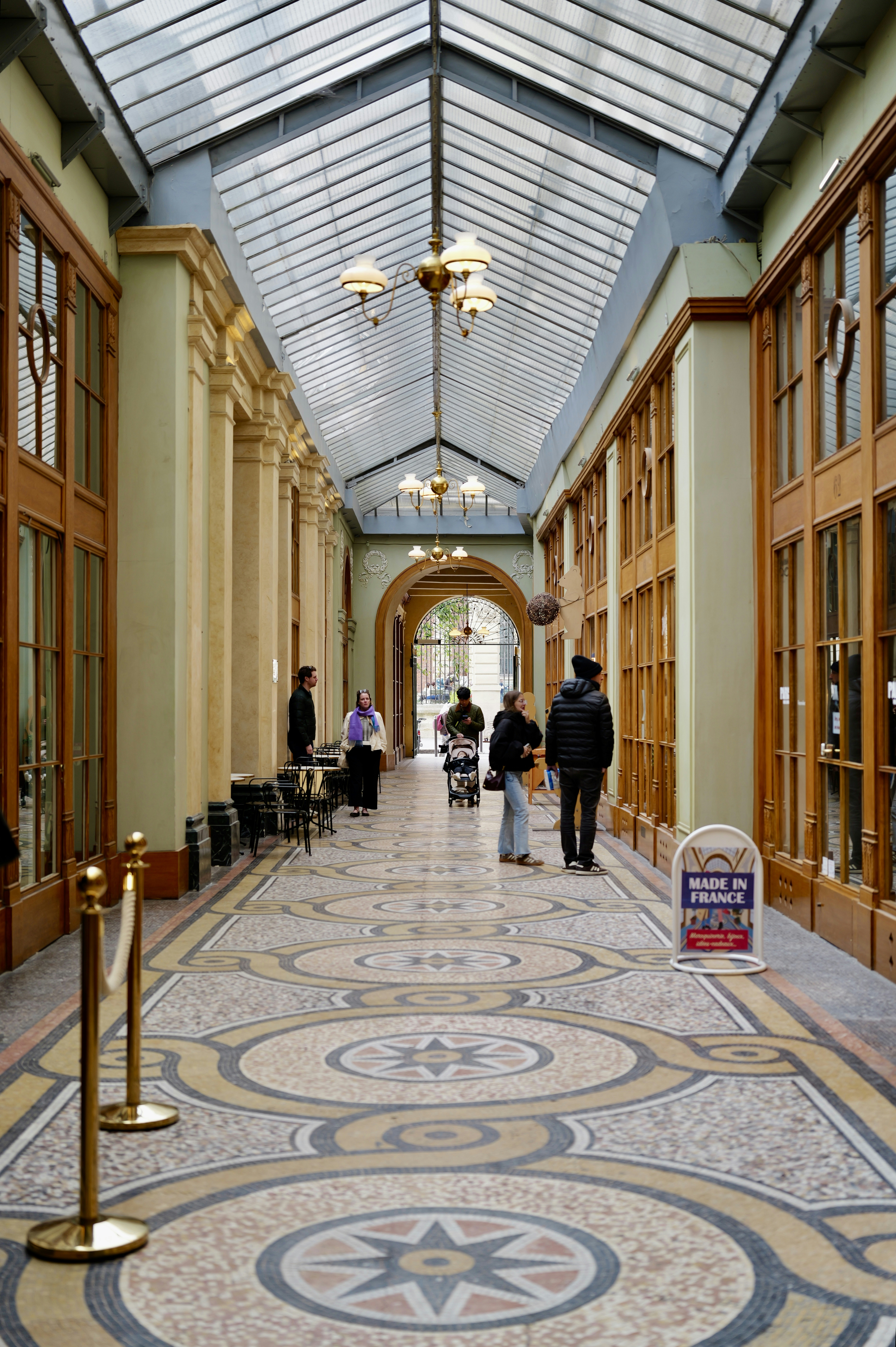 Glazed Arcades: Light, People, and Pattern in a Parisian Passage