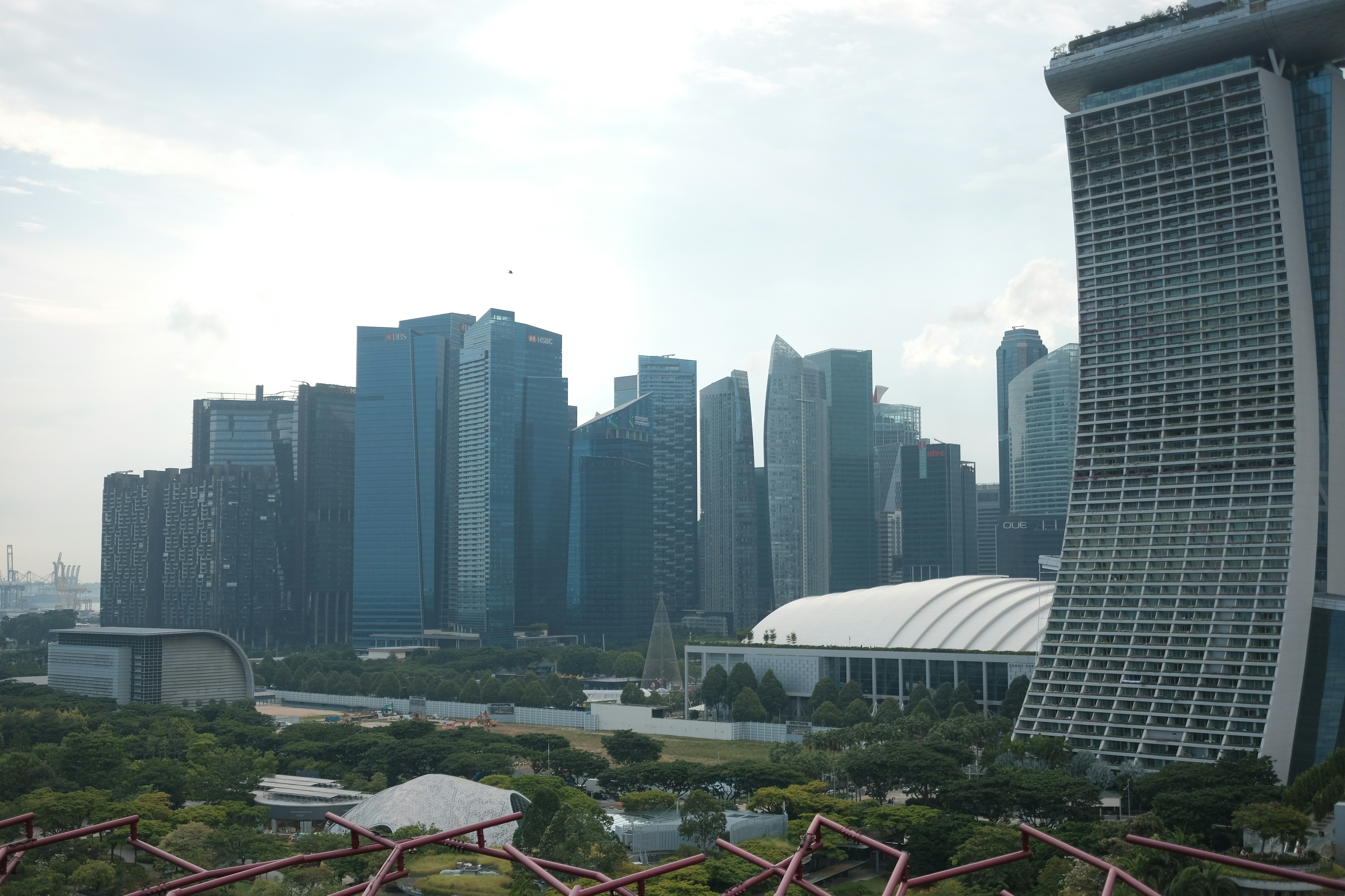 Bridge of Glass Towers: Skyline and Marina