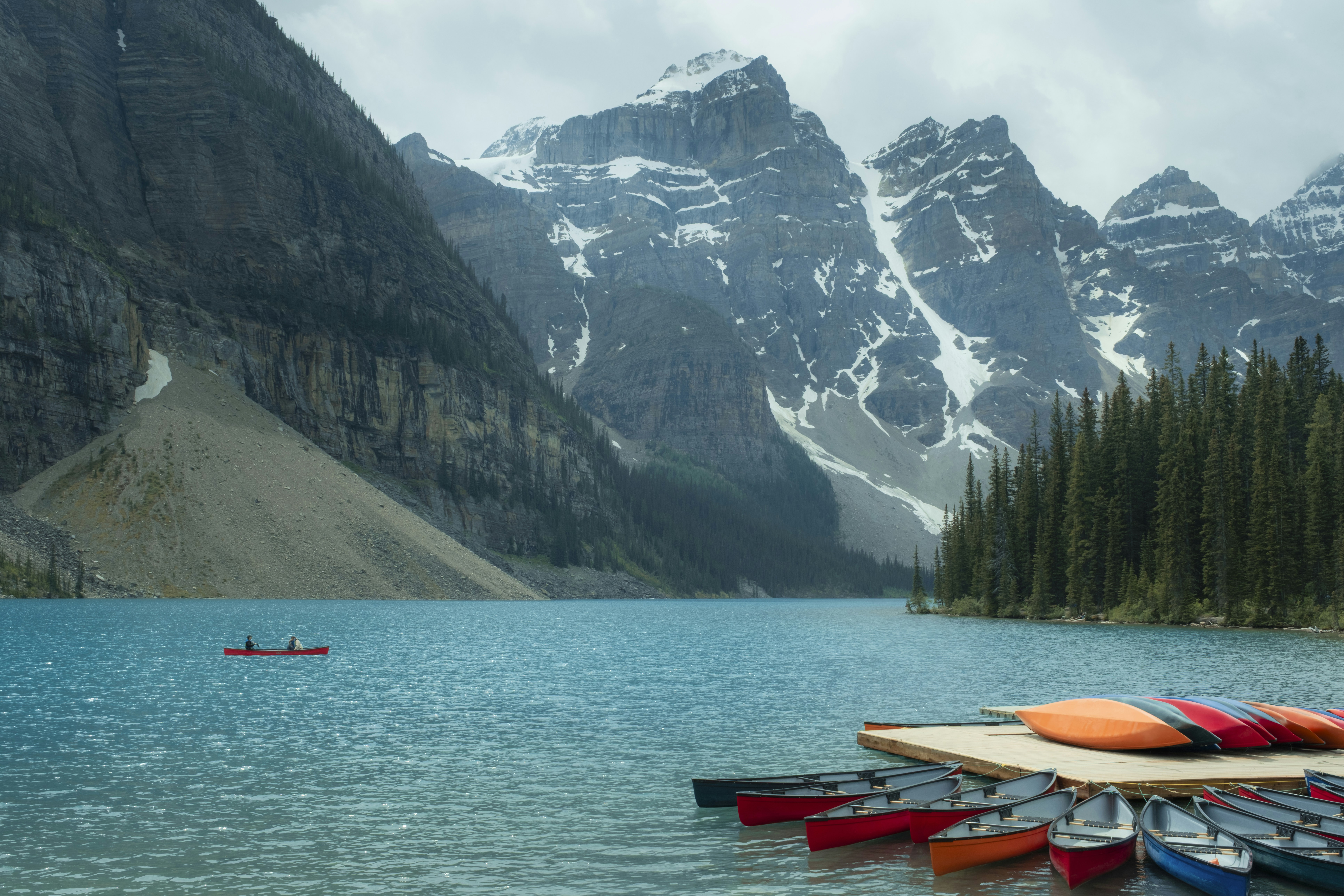Emerald Lake Meeting the Crown of Peaks