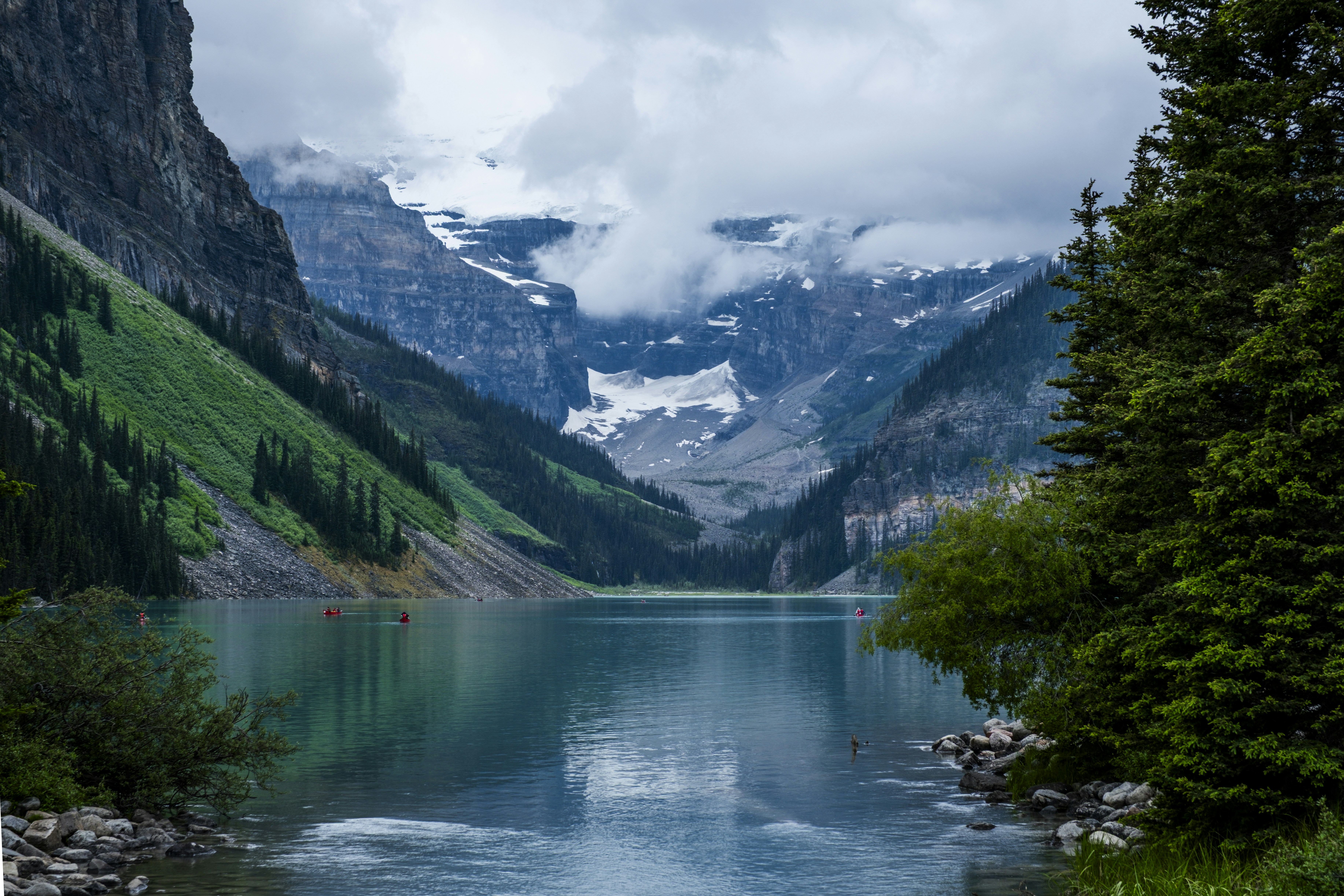 Emerald Mirror: A Mountain Lake Surrounded by Pines and Peaks