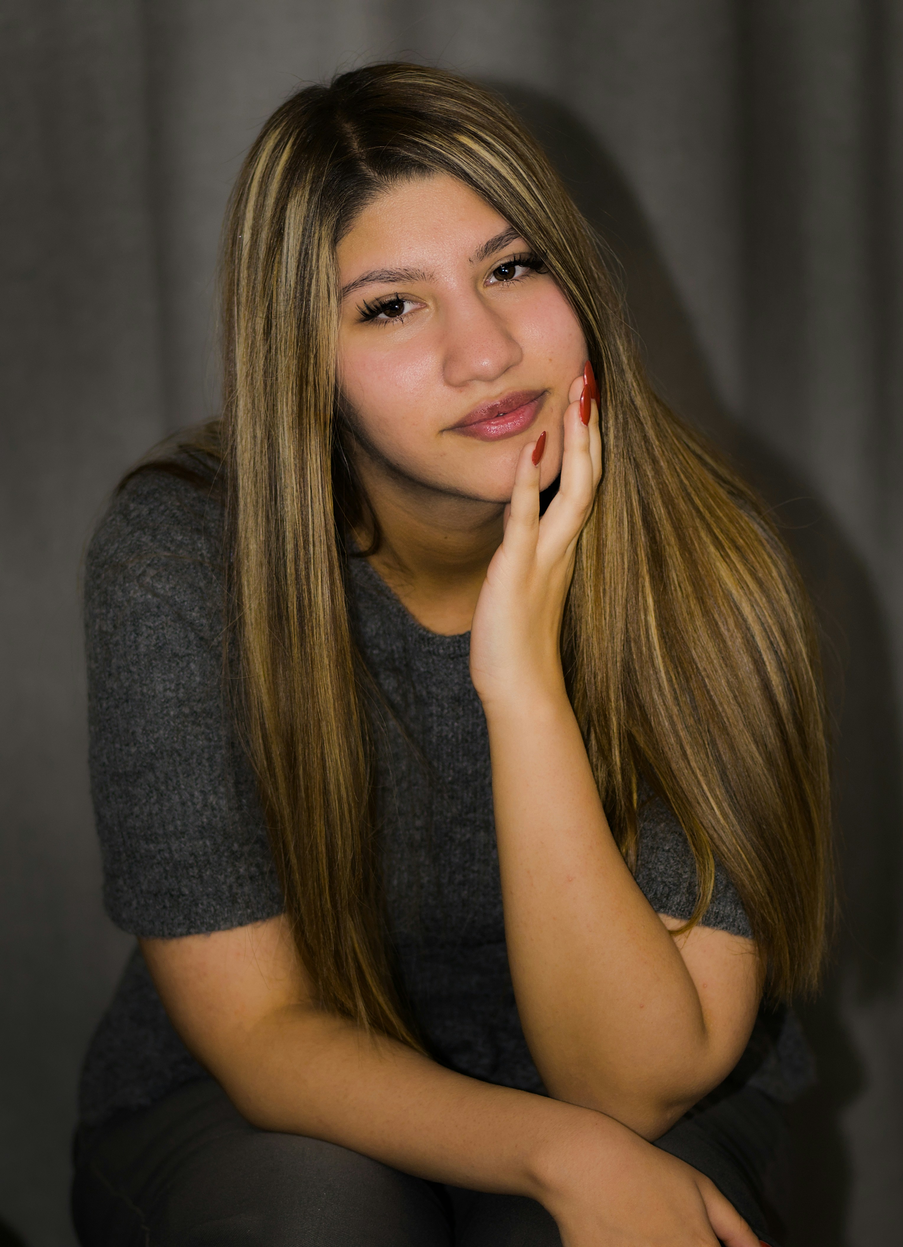 Soft Light, Strong Presence: Portrait of a contemplative moment