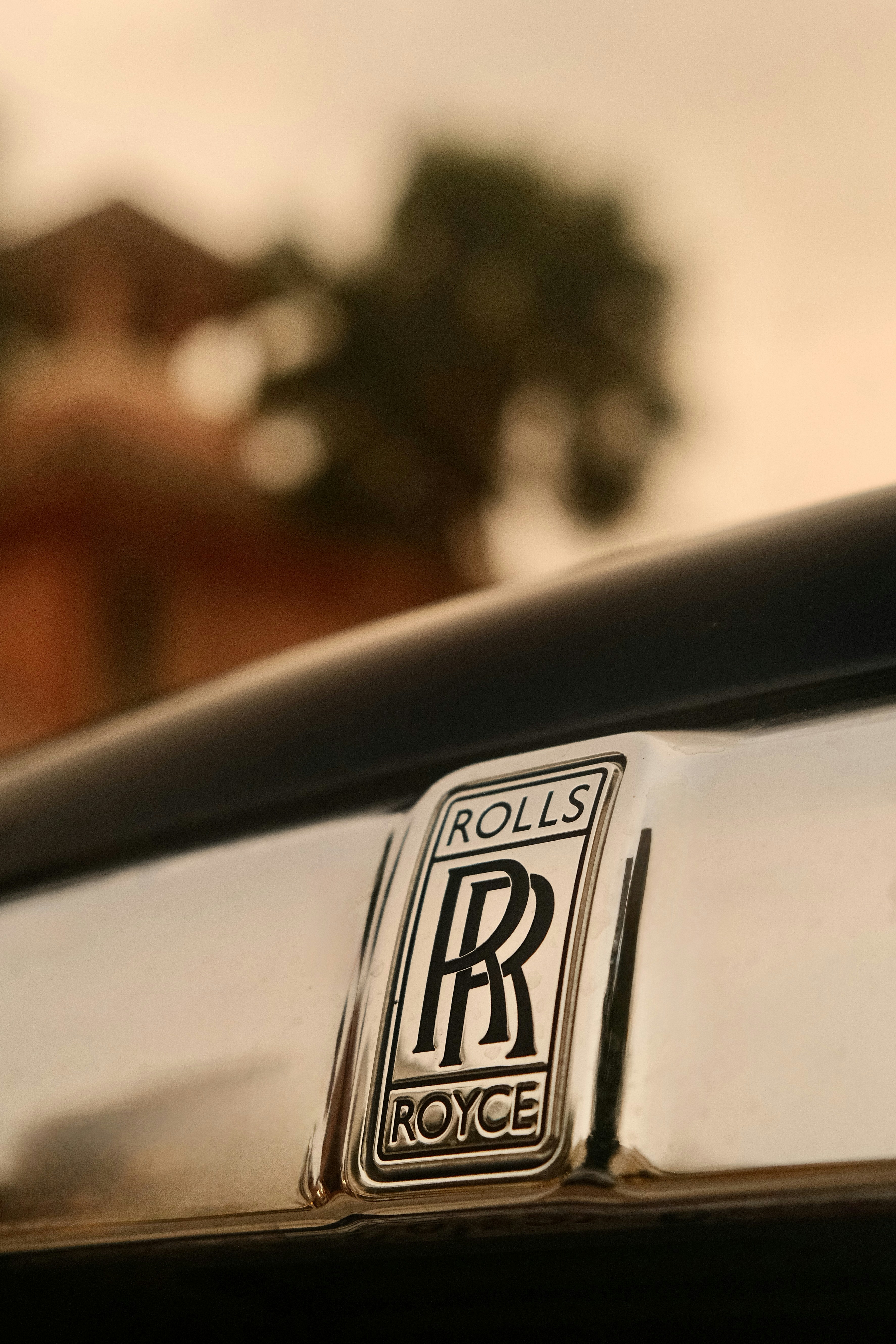 Chrome Emblem, Quiet Portrait of a Rolls-Royce