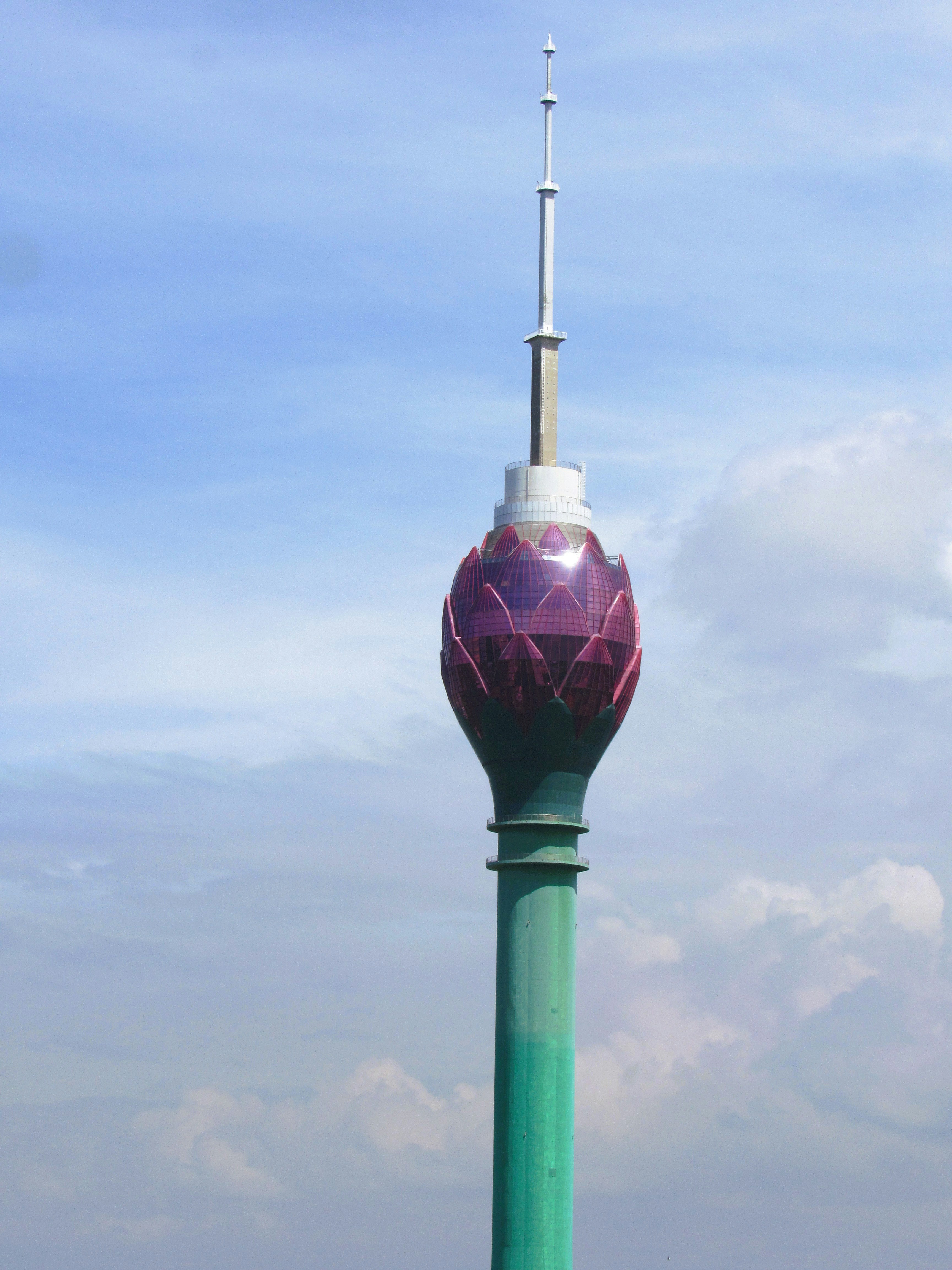 Signal Tower in Sky: The Purple Crown Rises